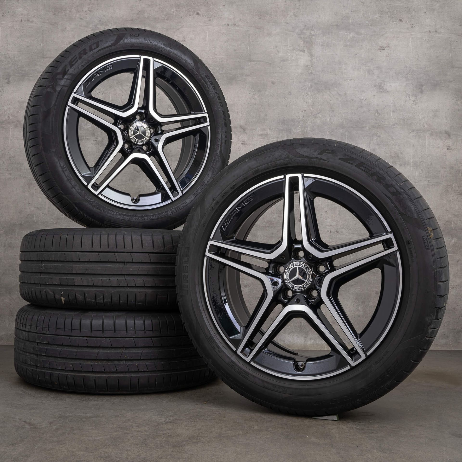 AMG Mercedes Benz GLA H247 GLB X247 summer wheels 19 inch rims tires