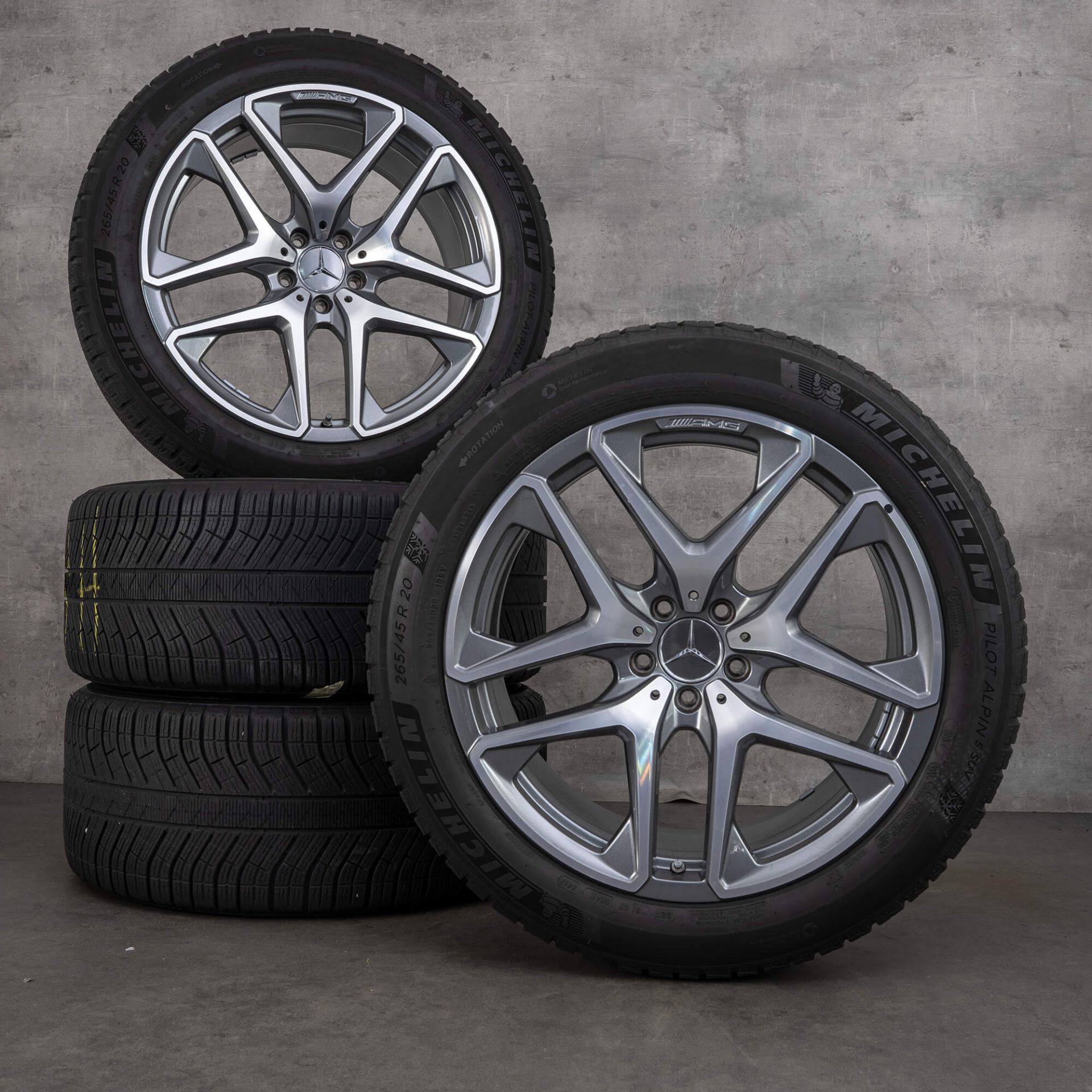 GLC 63 AMG X253 C253 winter OEM wheels Mercedes Benz tires 20 inch