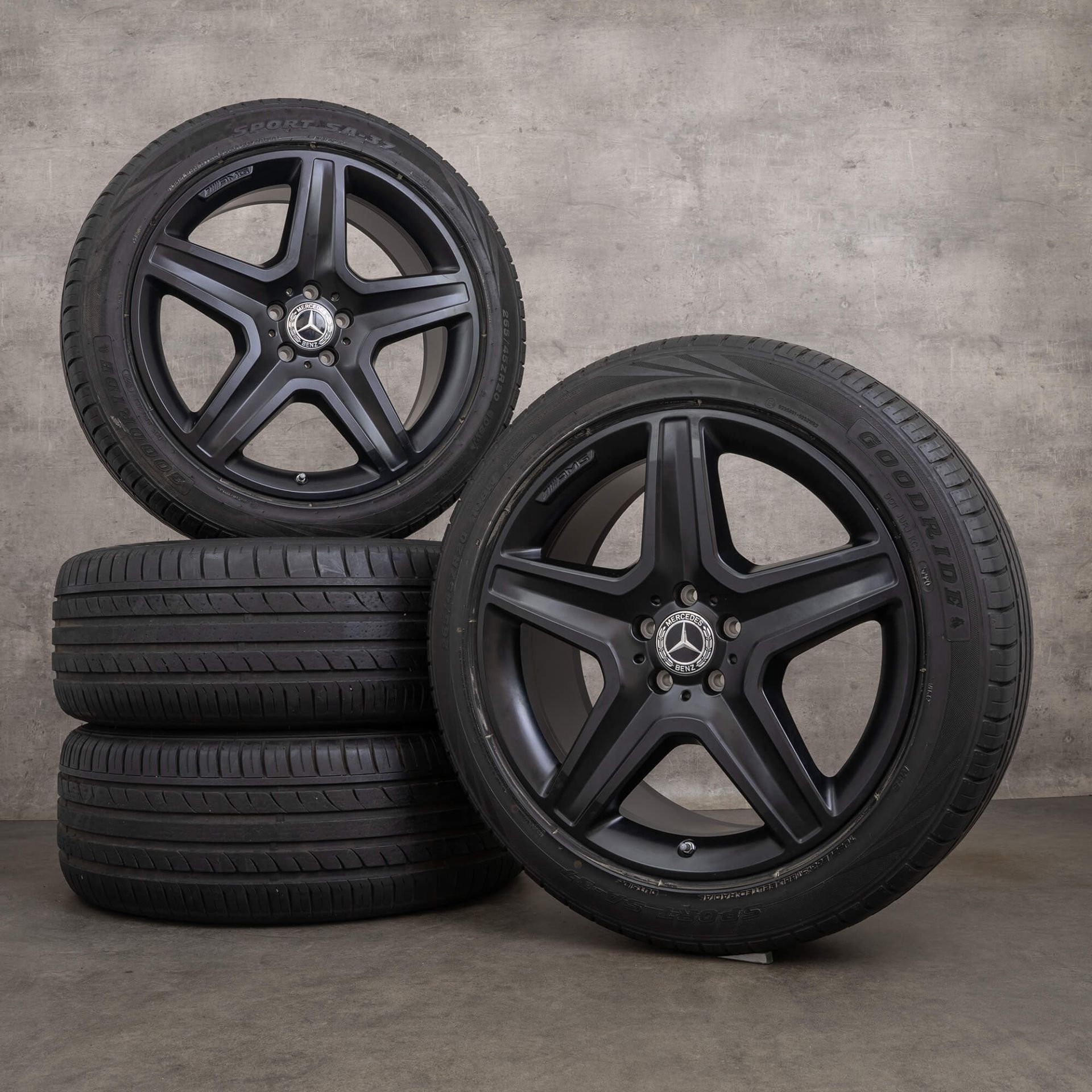 AMG Mercedes Benz M ML W166 summer wheels 20 inch rims A1664012002
