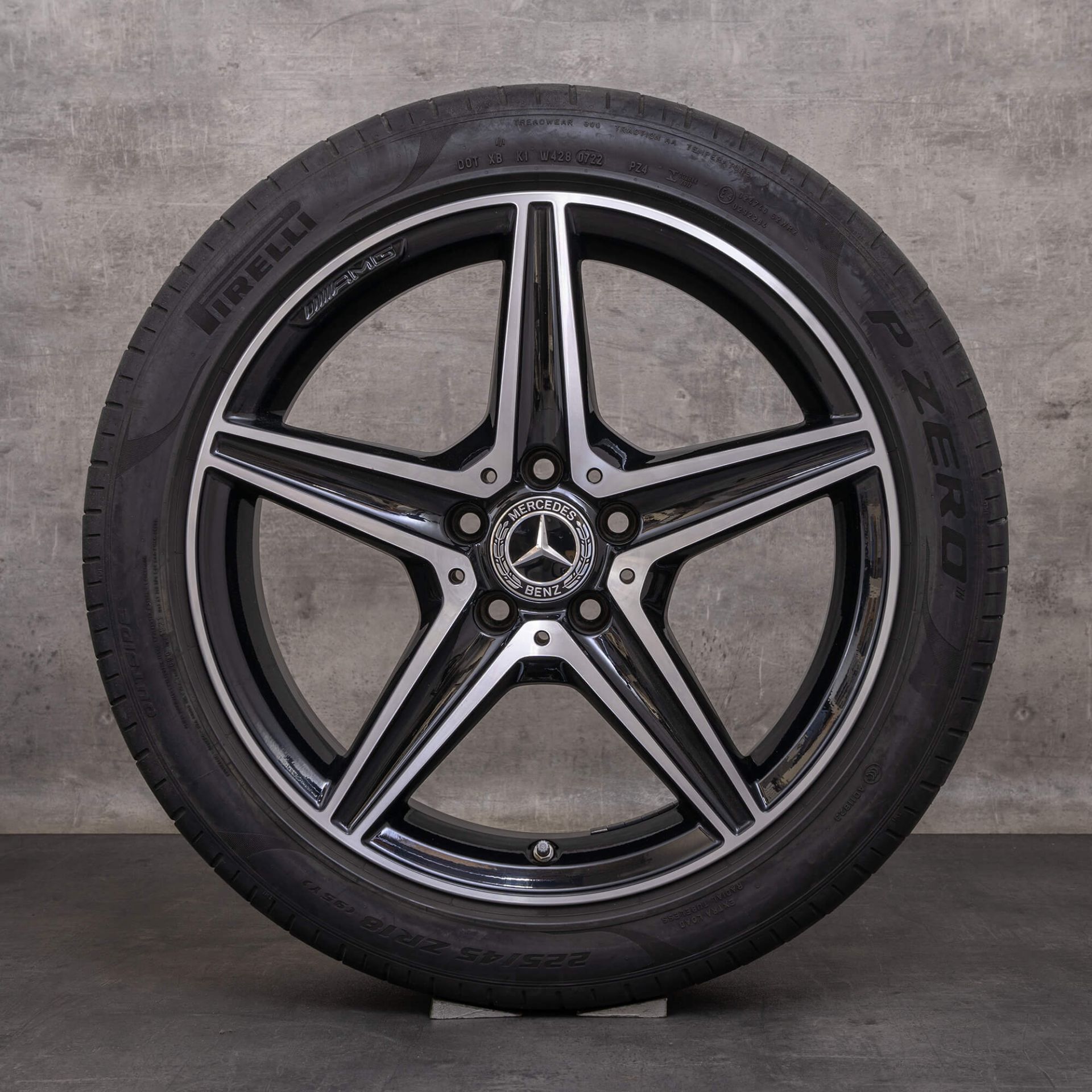 OEM Mercedes Benz C-Class AMG C43 C450 Sport snow tire packages 18 inch W205 S205 C205 A205 Rims ...