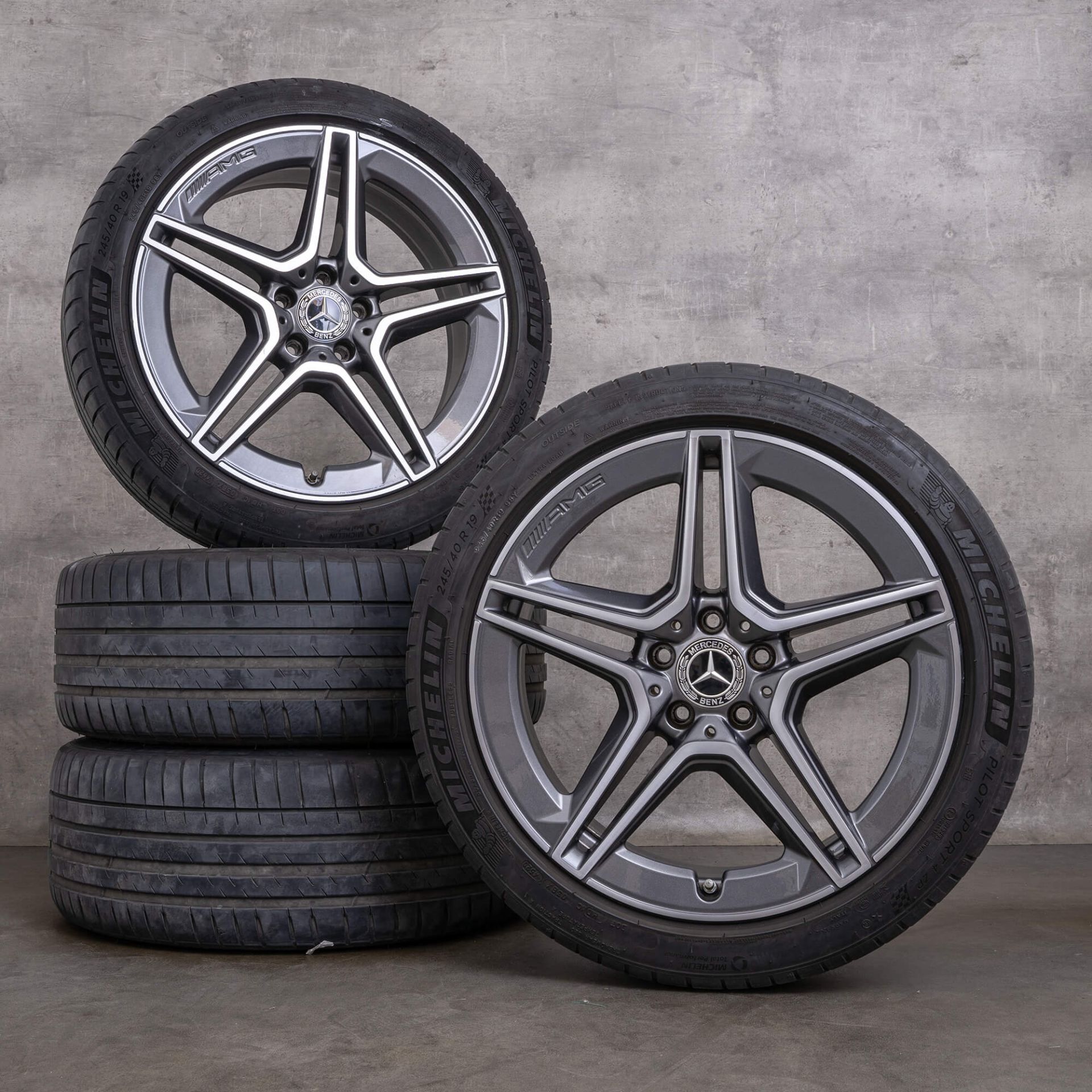 OEM Mercedes Benz CLS AMG rims 19 inch C257 summer wheels A2574011500 ...