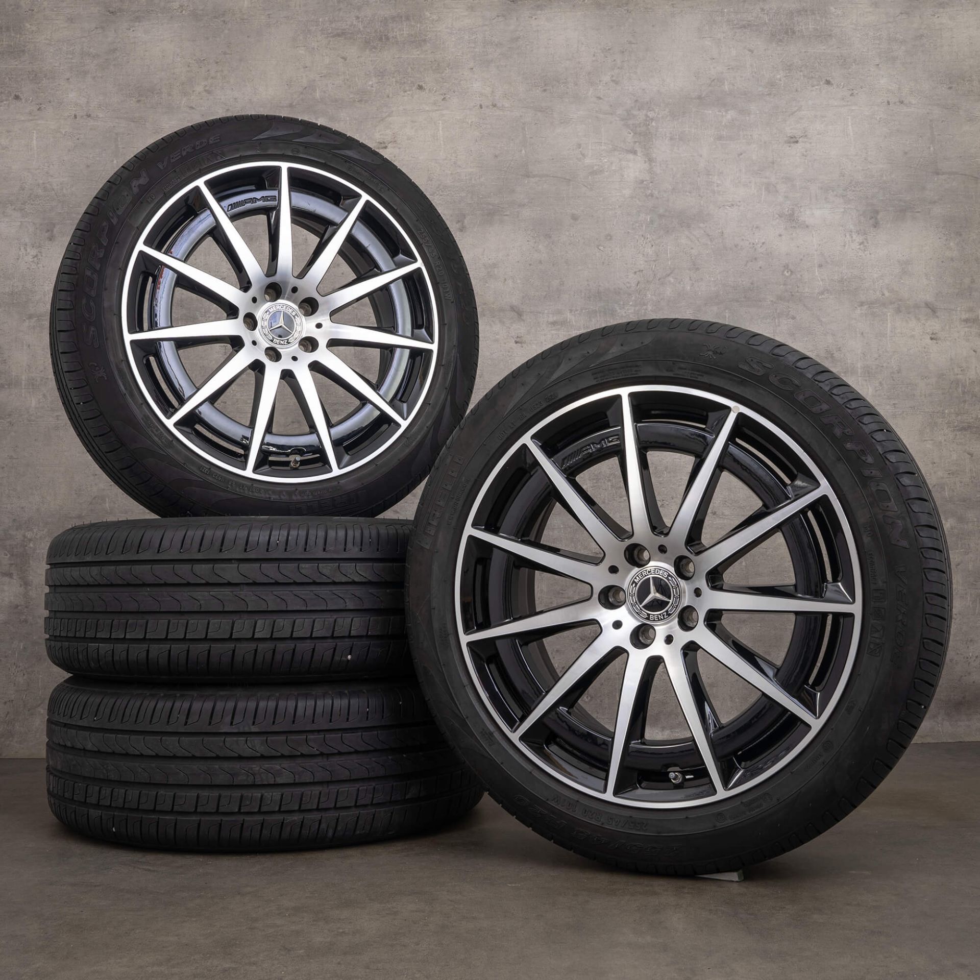 Original Mercedes Benz EQC N293 20 inch summer tires A2934010800 ...