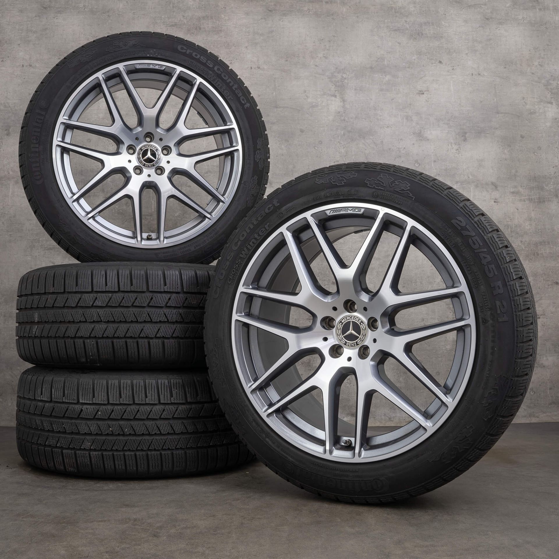 AMG Mercedes Benz GLS GLS63 W166 X166 winter wheels tires 21 inch rims