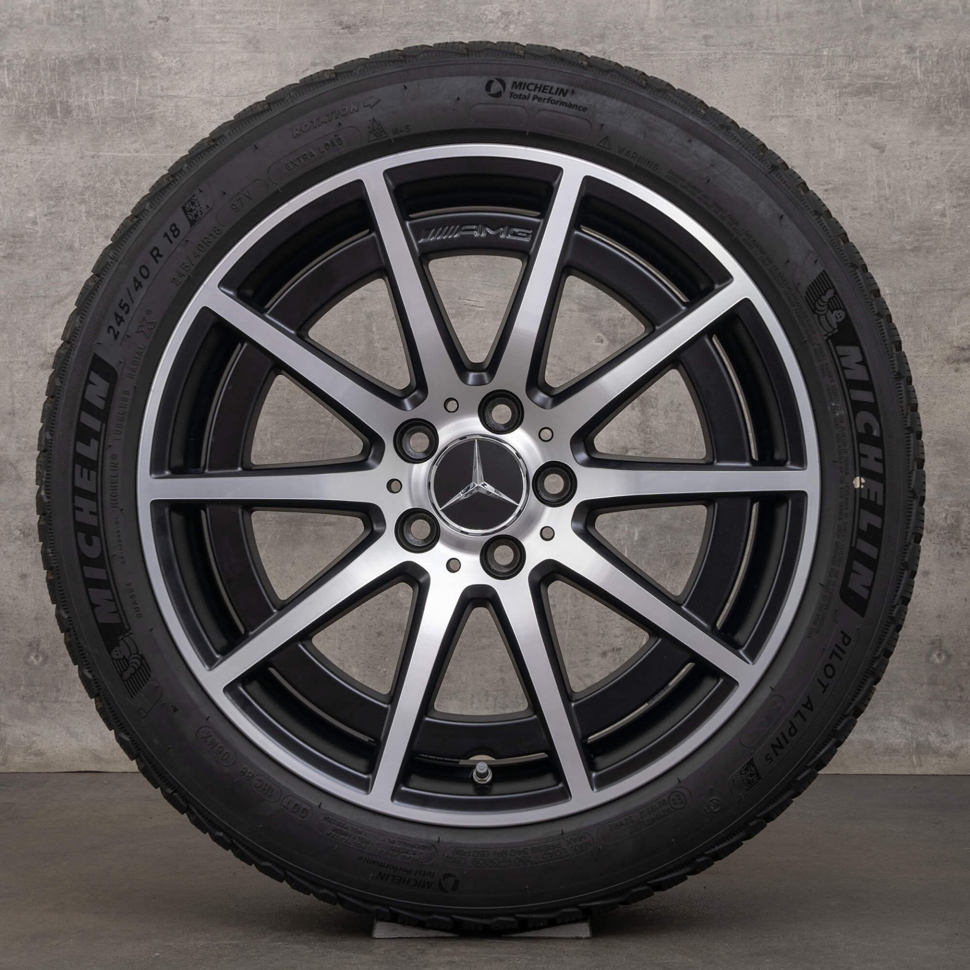 Original Mercedes Benz GLA GLB 35 45 S 4Matic AMG Winterräder 19 Zoll H247 X247 Felgen ...