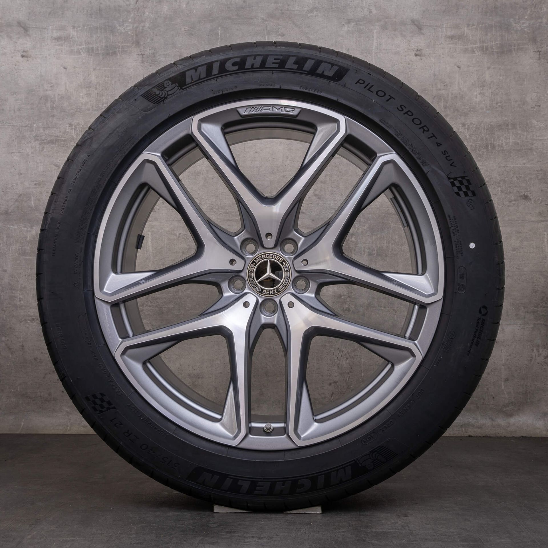 Originale Mercedes Benz GLE 53 63 AMG 4Matic+ fælge 21 tommer X167 C167 ...