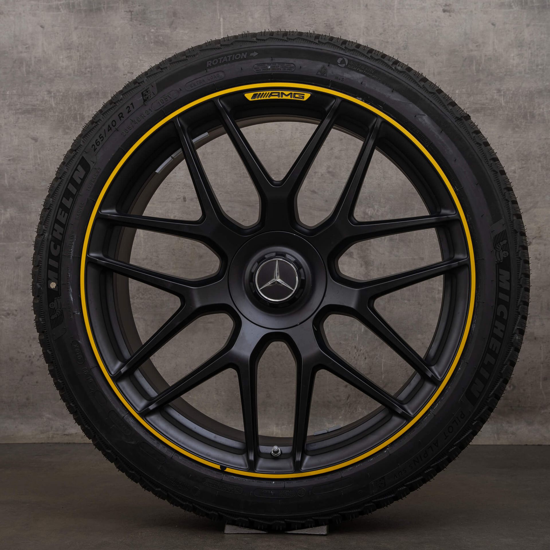 OEM Mercedes Benz C-Class C63 & S AMG snow tire packages 19 inch W205 ...