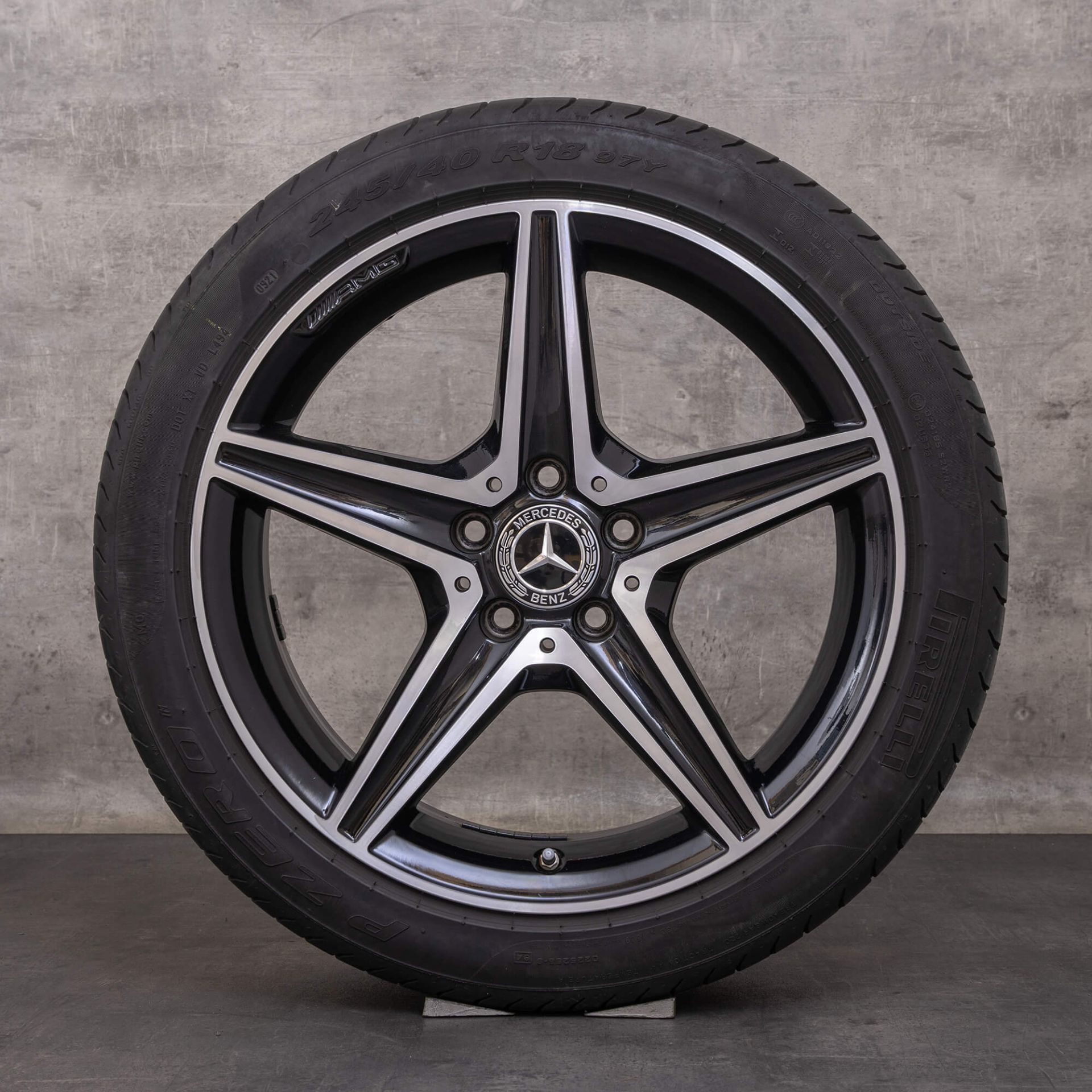 OEM Mercedes Benz C-Class AMG C43 C450 Sport summer wheels 18 inch W205 ...