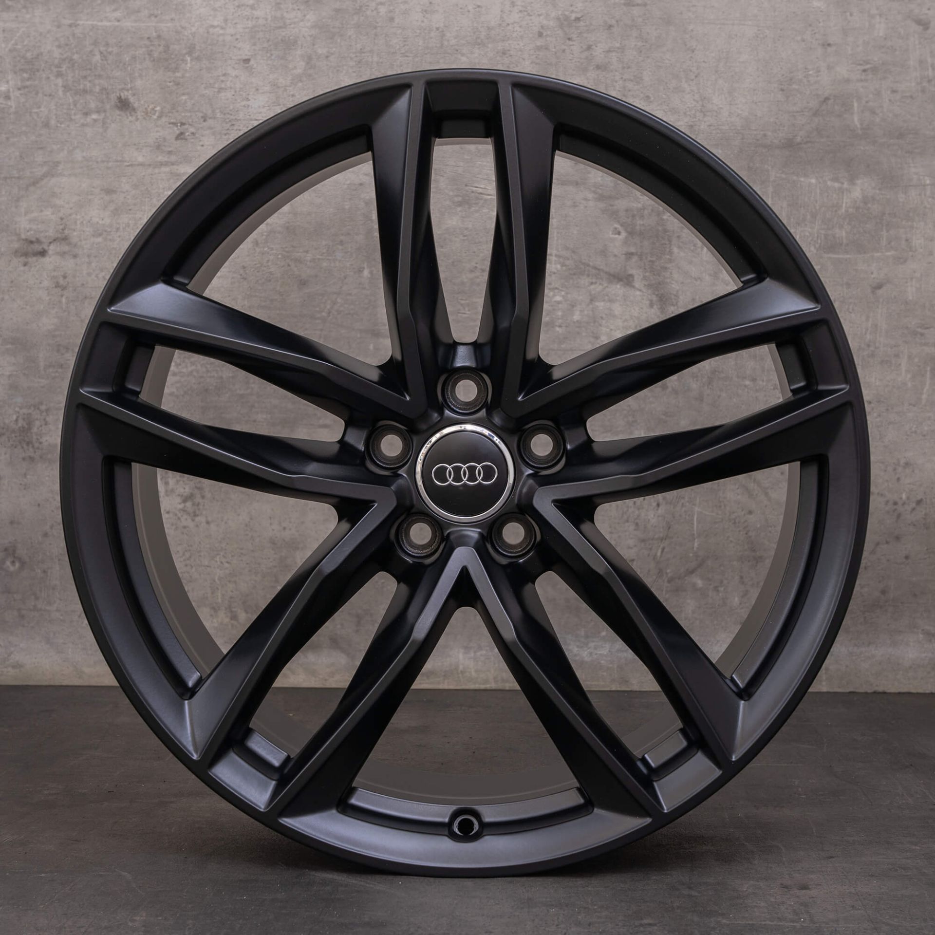 OEM Audi A7 S7 RS7 A8 S8 Rims 20 inch 4G 4K 4H D4 double spoke black matt