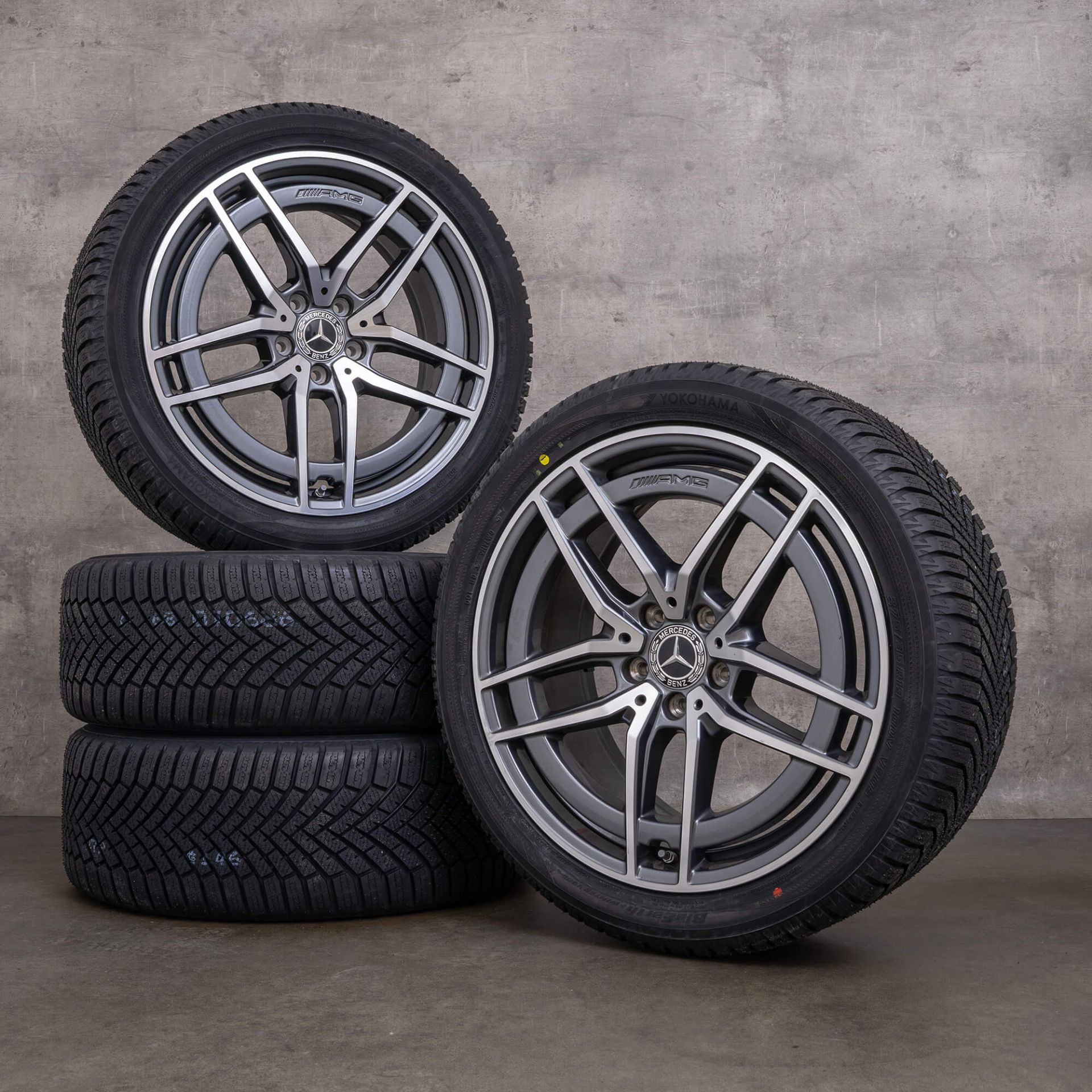 OEM Mercedes Benz E-Class E43 E53 AMG 4Matic snow tire packages 19 inch W213 S213 C238 A238 Rims ...