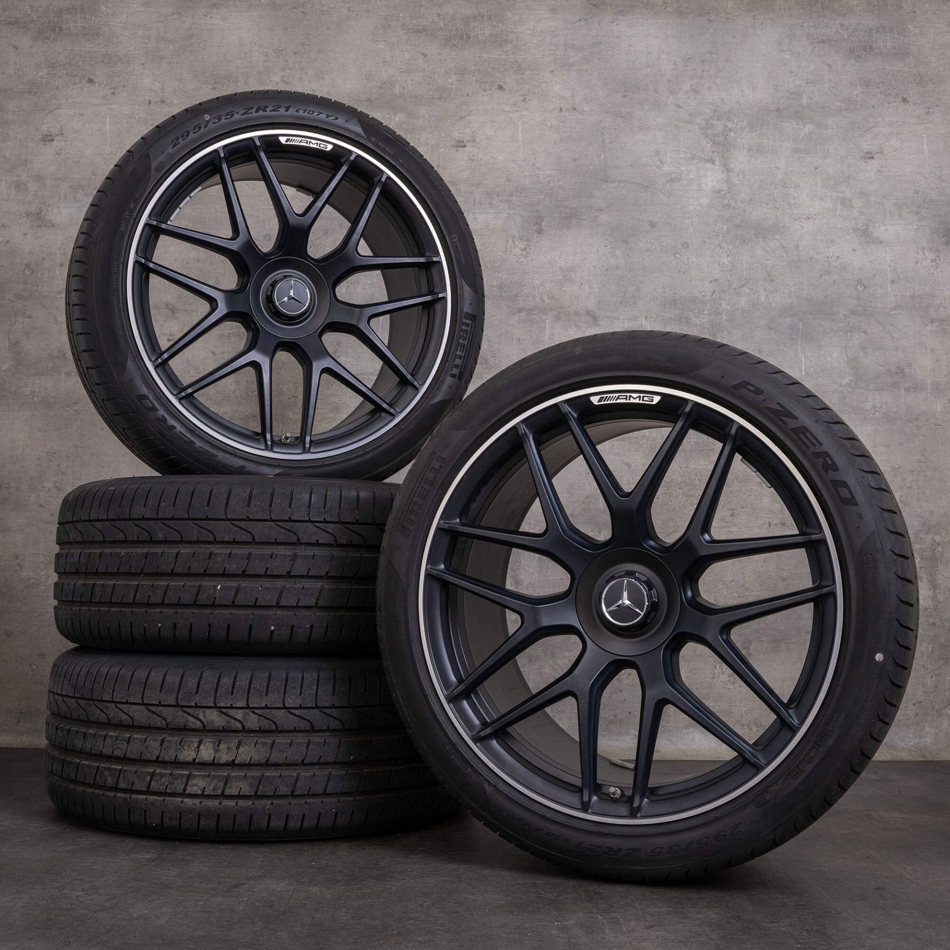 OEM Mercedes Benz GLC 63 & S AMG Rims 21 inch C253 X253 Summer wheels ...