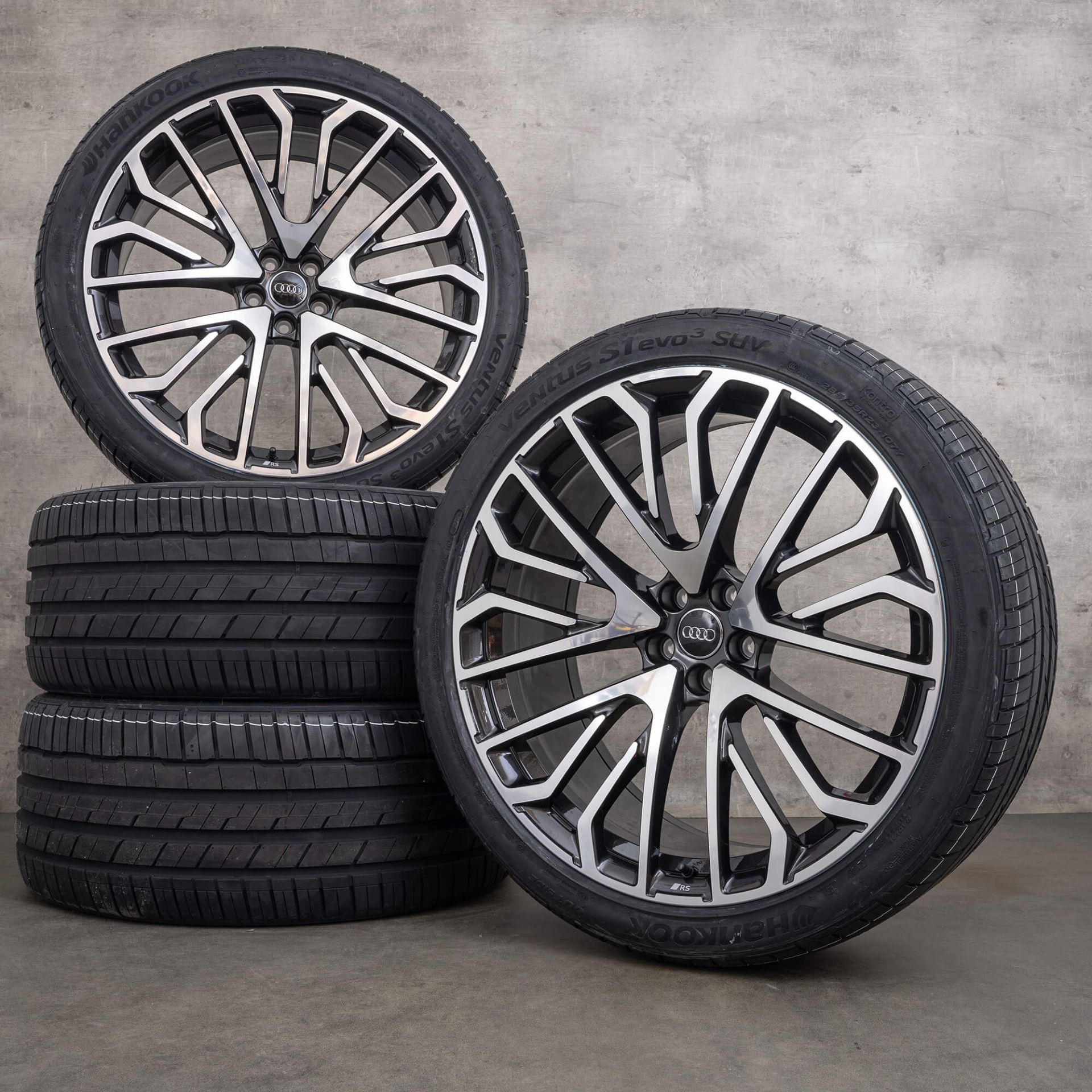 Audi Q8 SQ8 4M8 summer wheels 23 inch rims tires 4M8601025BN NEW