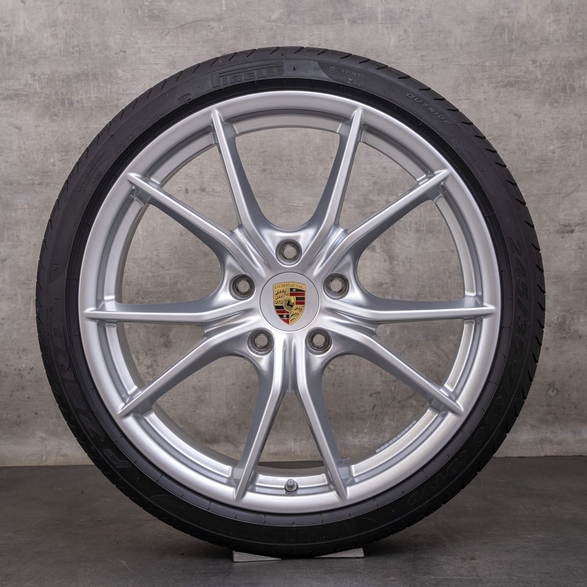 Original 20palcové letní kola Porsche 911 991 II Carrera 99136271000 ...