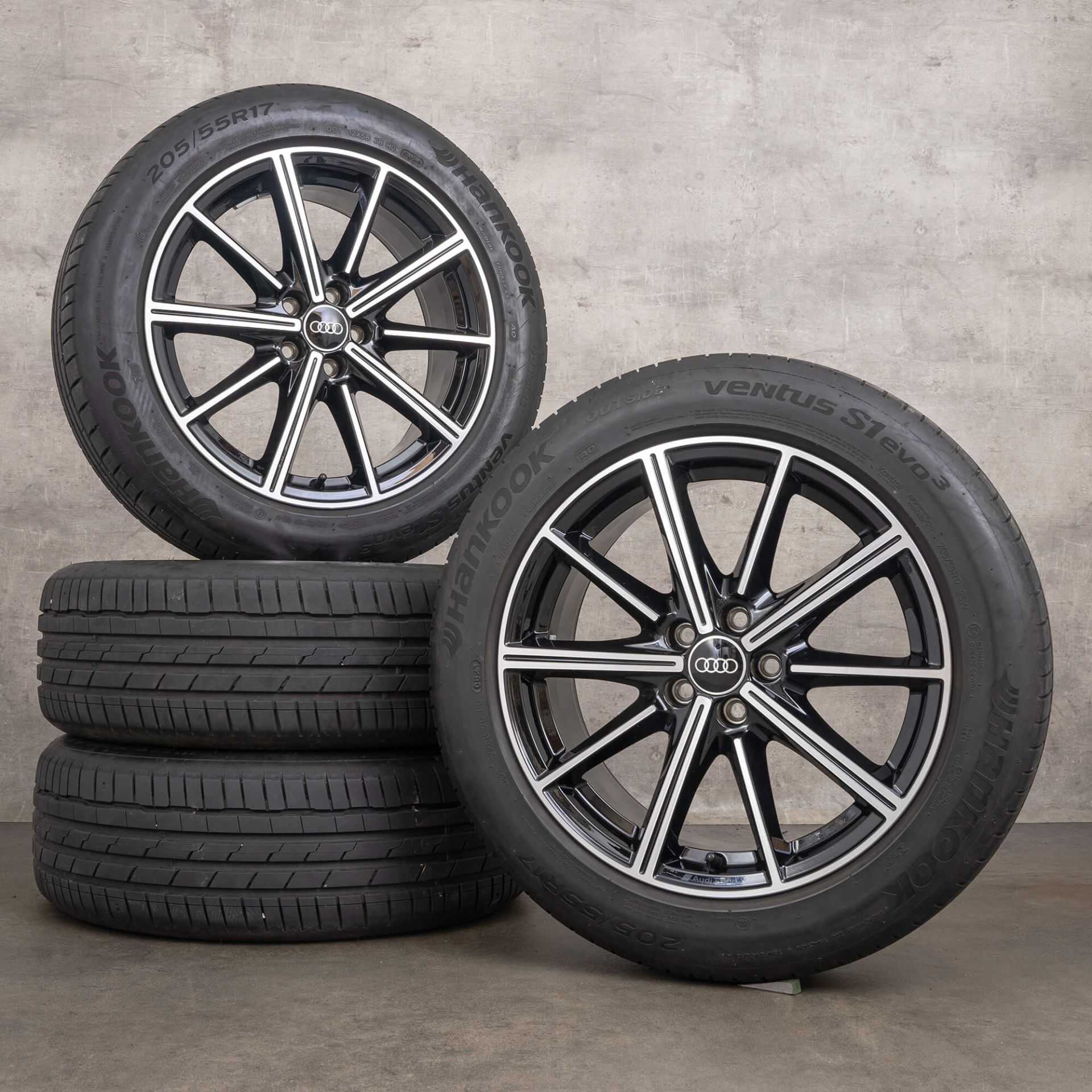 Audi A1 Allstreet Citycarver summer tires 17 inch rims 82A601025AC 6.5 mm