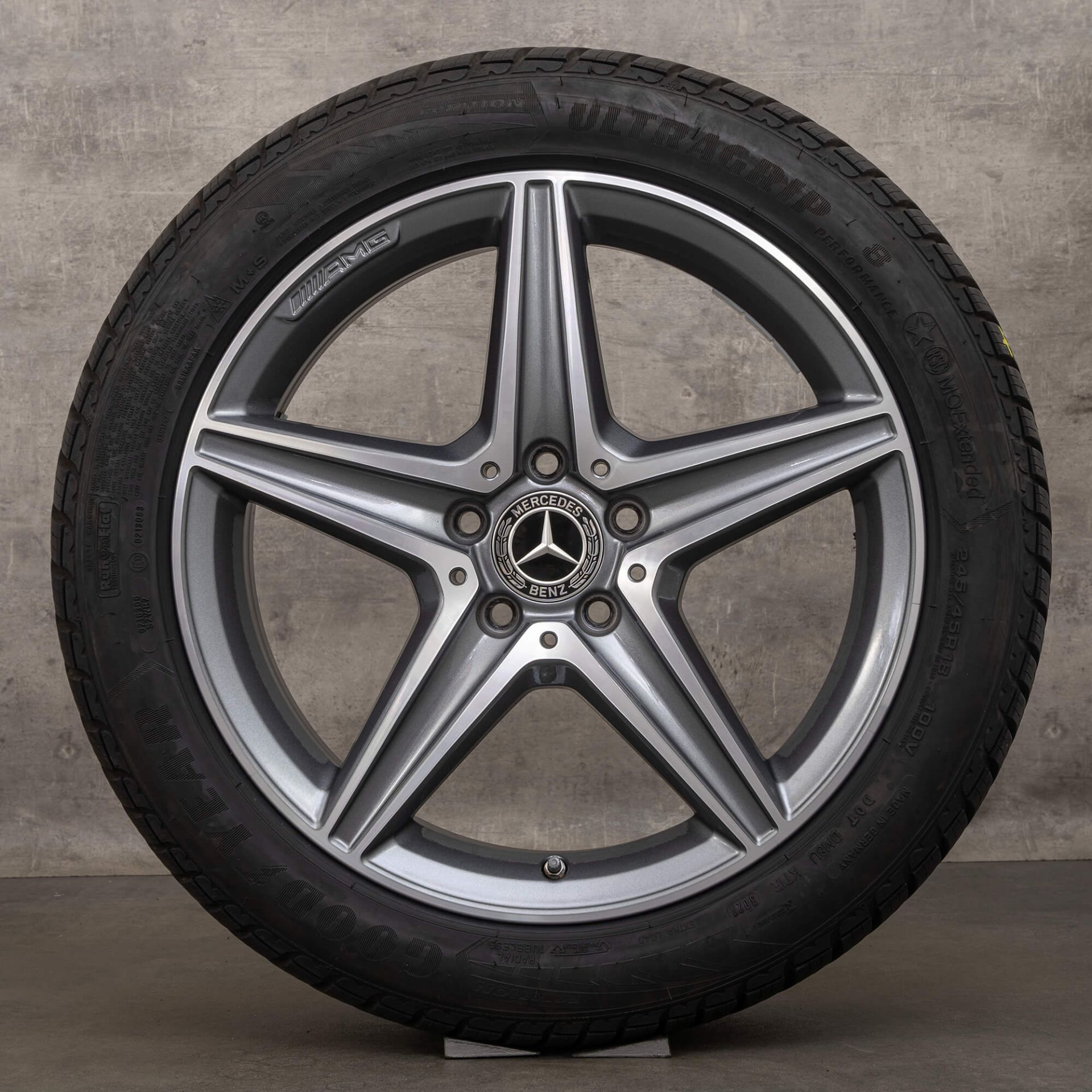 OEM AMG Mercedes W213 S213 C238 18 inch winter tires rims A2134011800
