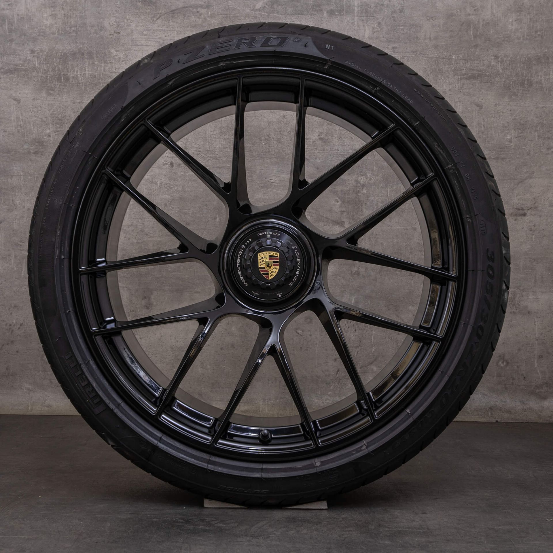 Original 20palcové letní kola Porsche 911 991 II Turbo S 99136272100 ...