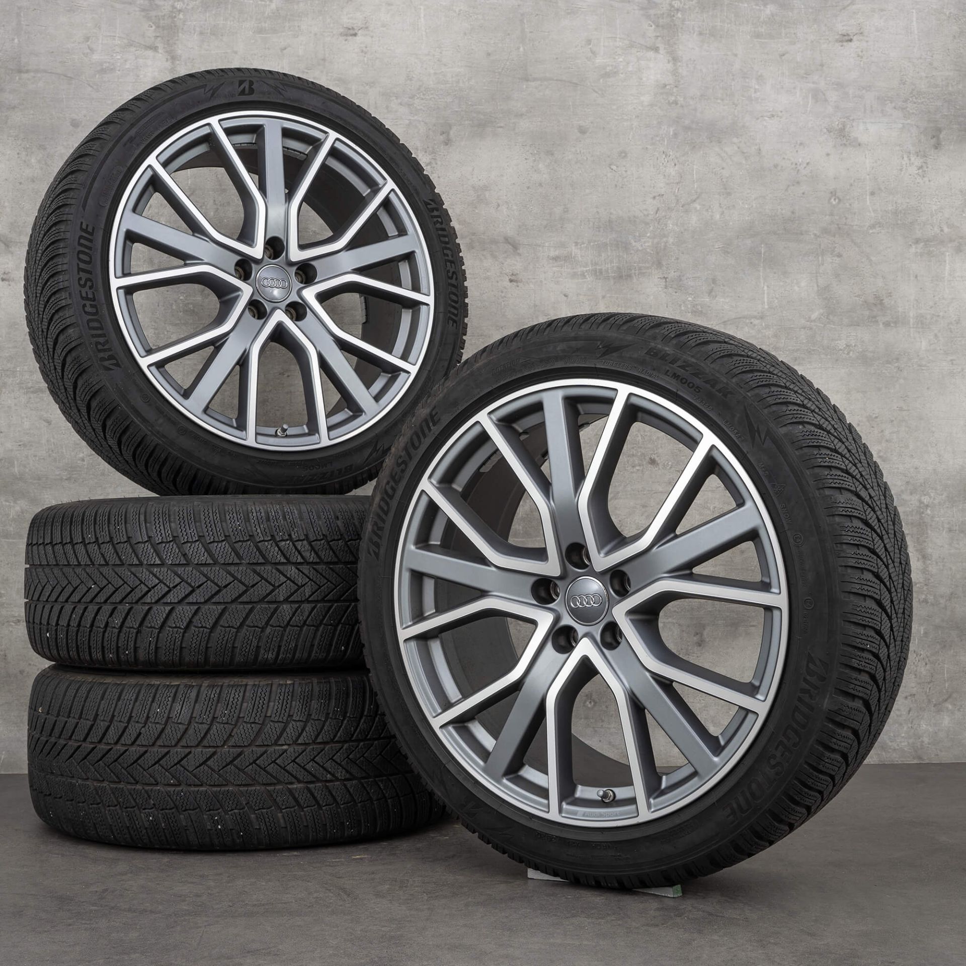 OEM Audi A6 S6 snow tire packages 20 inch 4K C8 rims 4K0601025AB titan ...