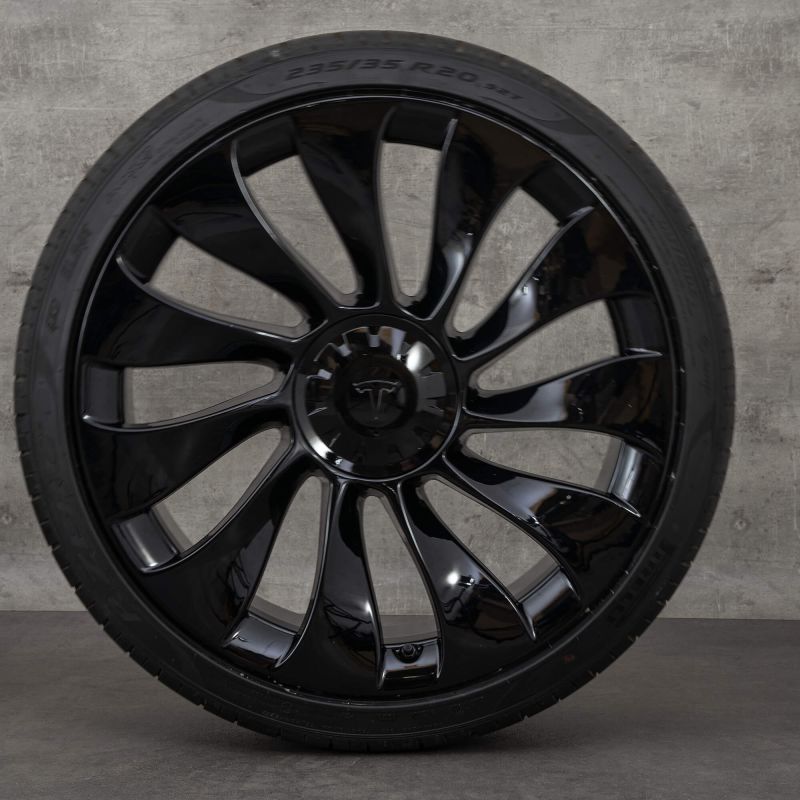 Tesla 20 inch rims Model 3 overturbine summer tires wheels NEW