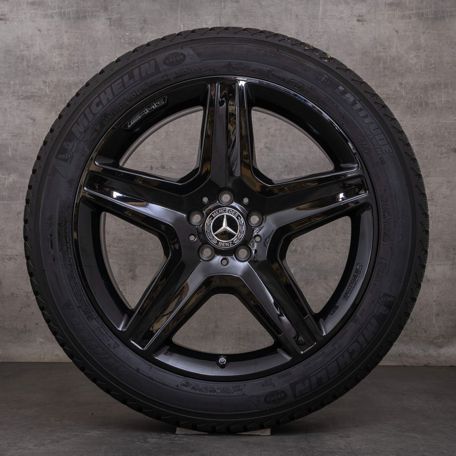 Original Mercedes Benz GLE & 43 AMG vinterhjul 20 tum W166 fälgar ...