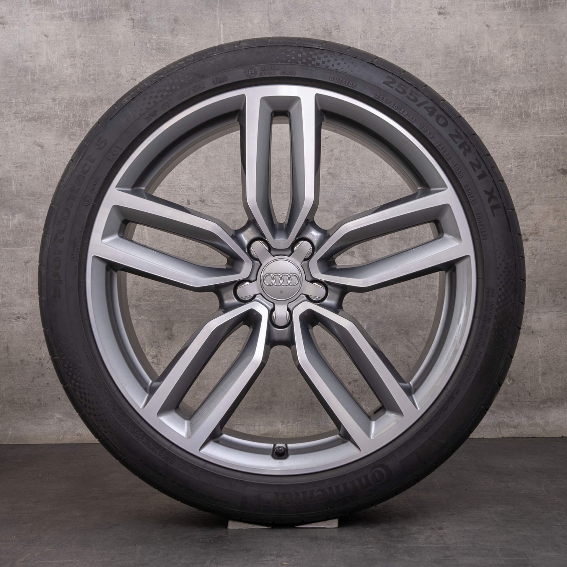 oem Audi Q5 SQ5 snow tire packages 21 inch 8R rims 8R0601025AM titan ...