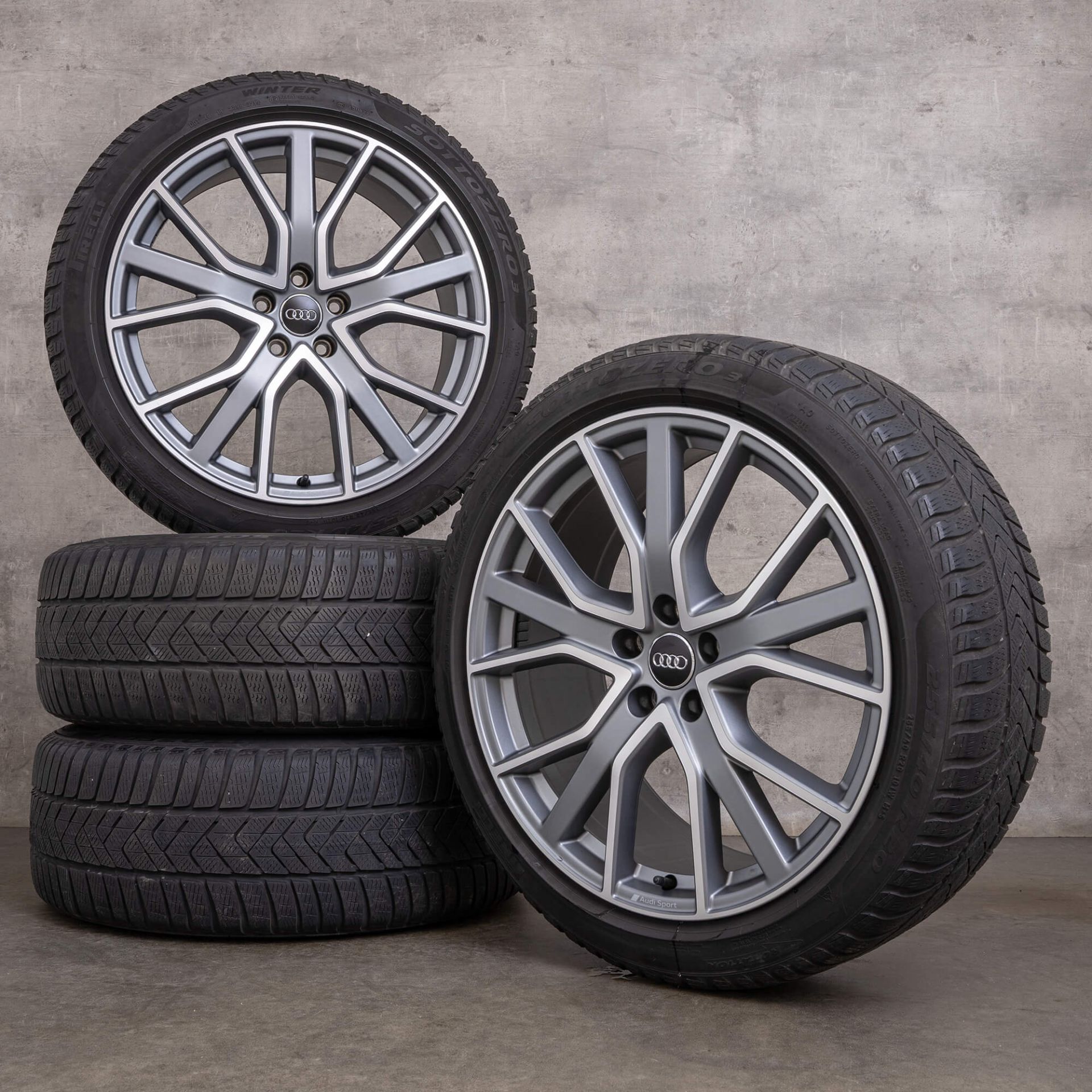 OEM Audi A6 S6 winter wheels 20 inch 4K C8 rims 4K0601025AB titan matt ...