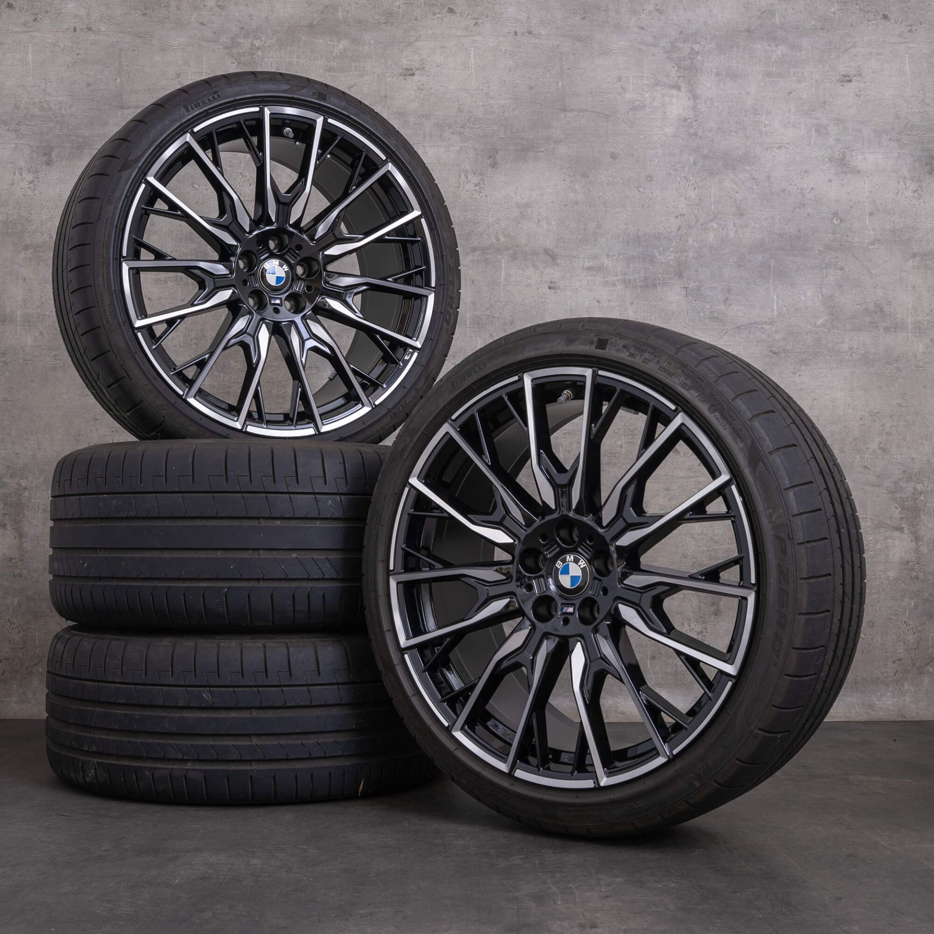 Original BMW i4 fälgar 20 tum G26 sommarhjul 868 M 5A130F0 5A130F3 jet ...