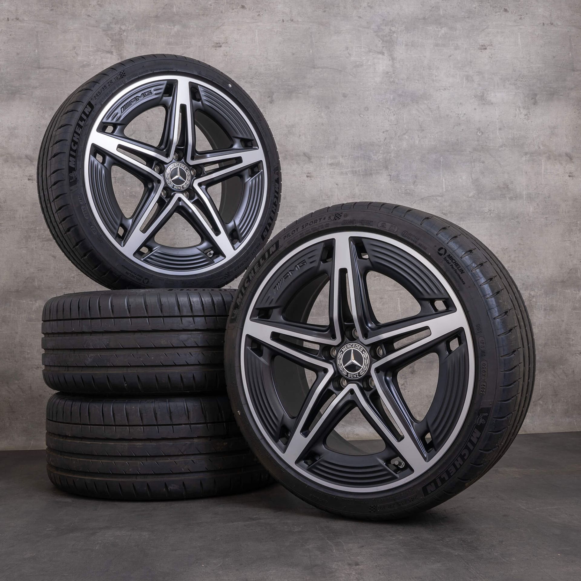 OEM Mercedes Benz CLA 35 AMG Rims 19 inch Shooting Brake X118 Summer ...