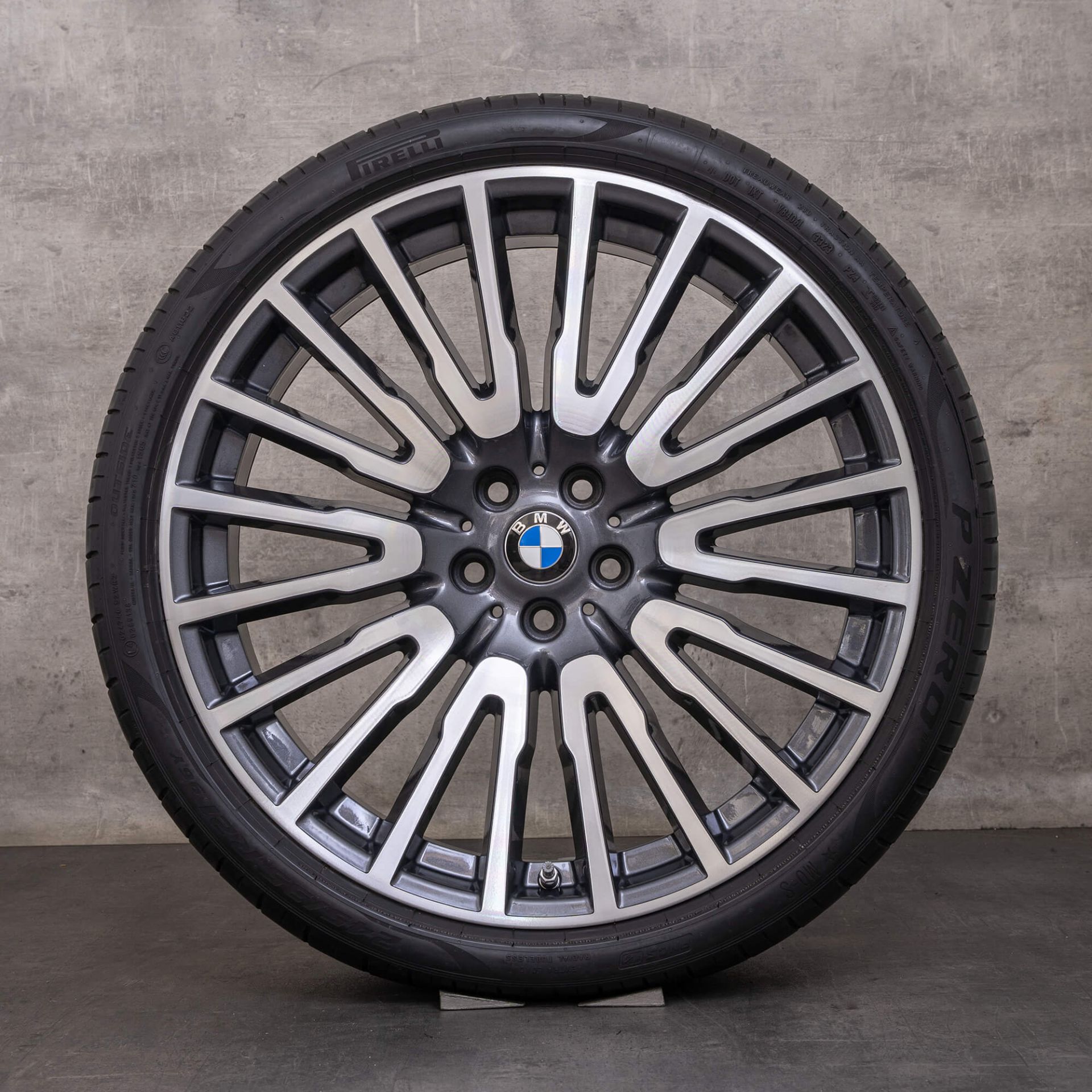 OEM BMW 6 series 7 rims 21 inch GT G32 G11 G12 summer wheels styling ...