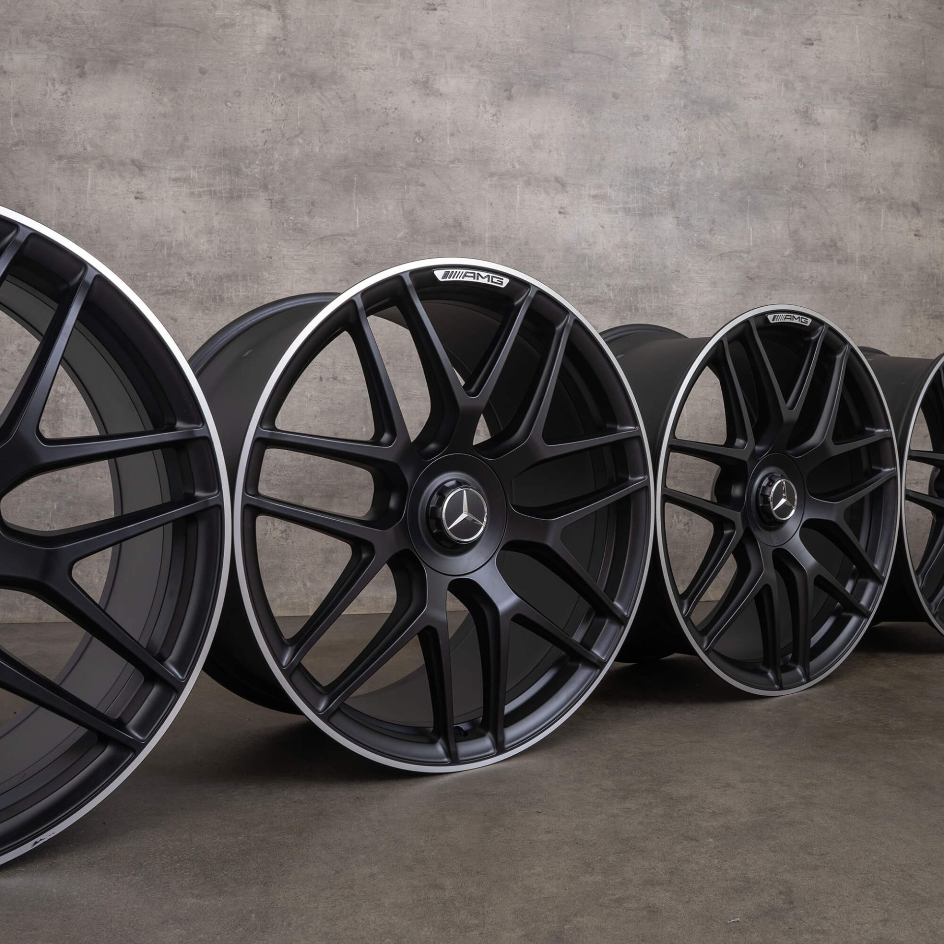 Original AMG Mercedes Benz GLE 53 63 S V167 22 inch rims black matt