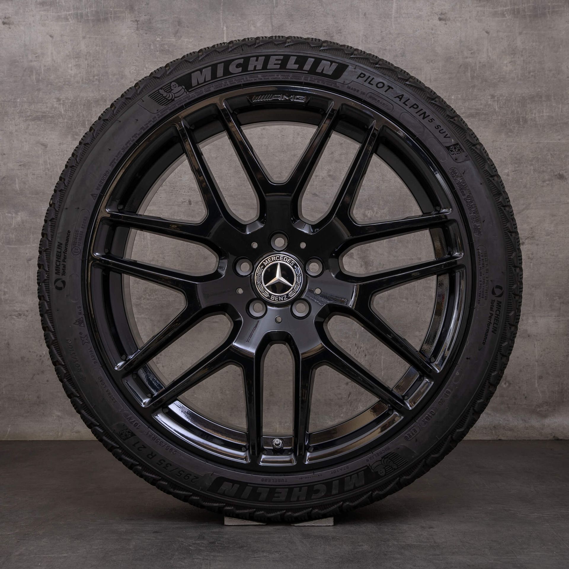 Original Mercedes Benz GLE GLS 63 AMG jantes e pneus inverno 21 ...