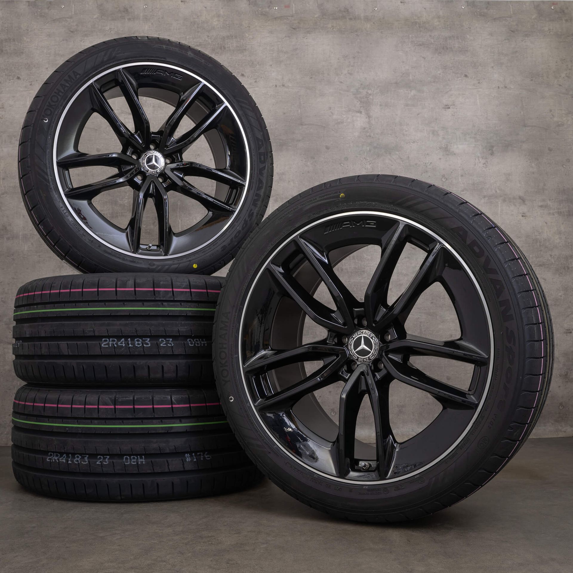 Original AMG Mercedes Benz GLE W167 V167 summer wheels 22 inch rims