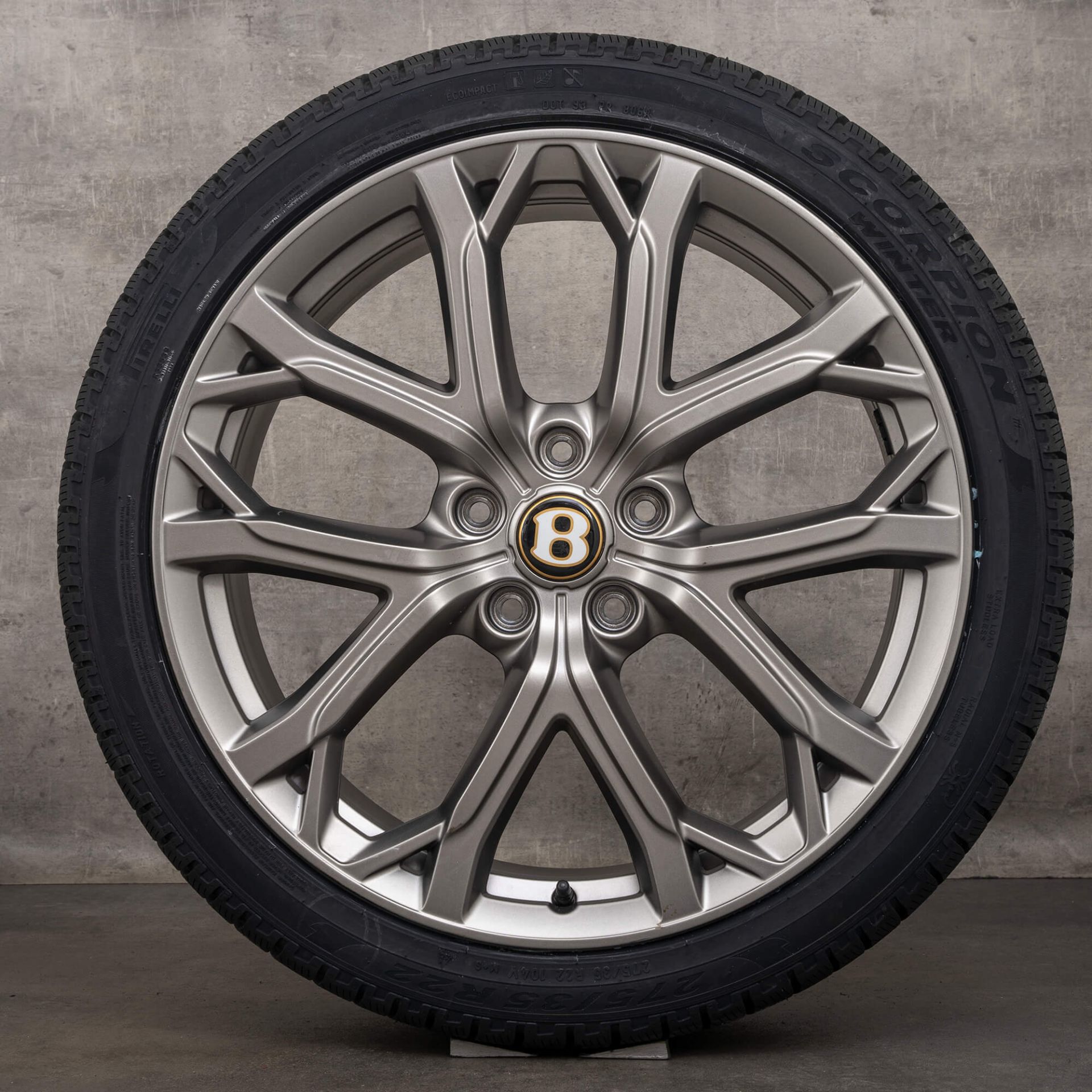 Bentley Continental GTC GT 3S winter wheels 22 inch Ten Spoke Sports ...