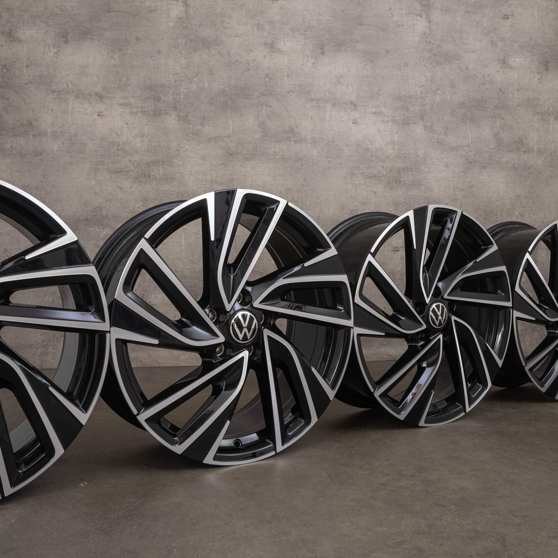 Original VW Golf 8 GTI GTD GTE R 19 inch rims Adelaide 5H0601025R black