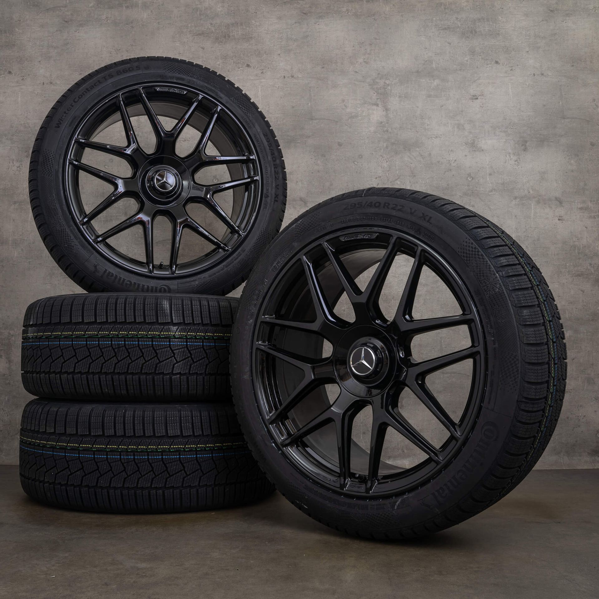 OEM Mercedes Benz GLE 53 63 AMG snow tire packages 22 inch X167 C167 ...