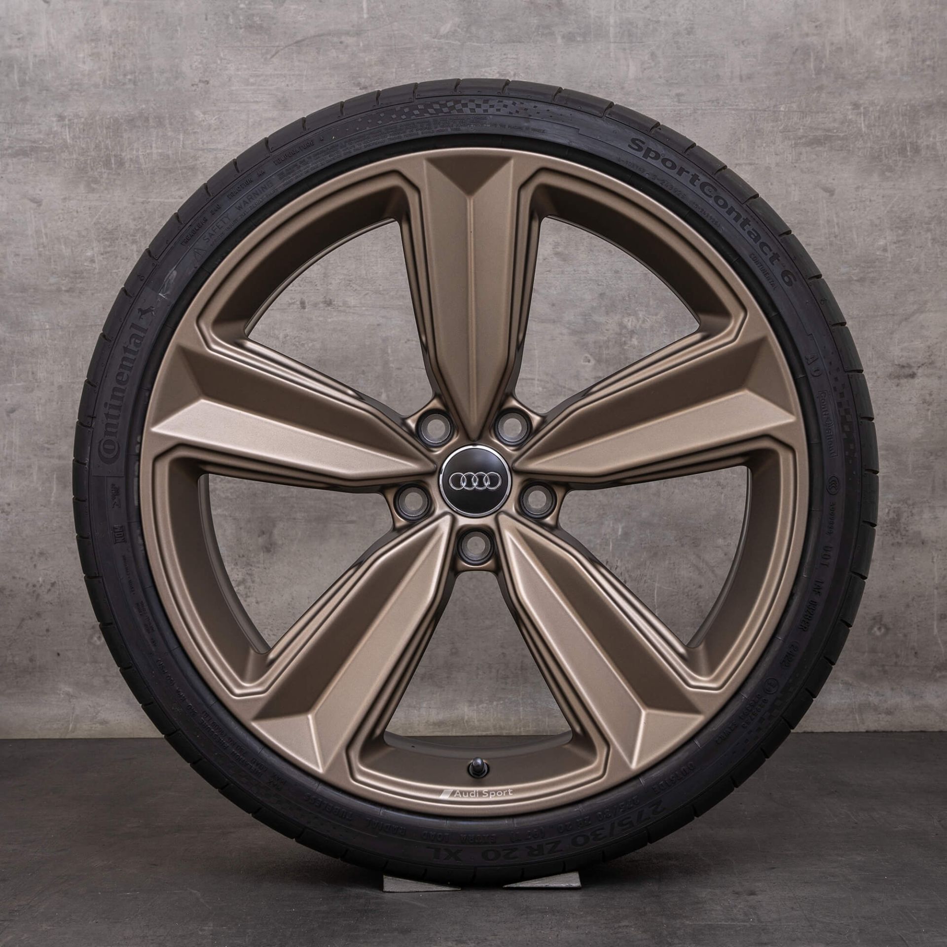 OEM Audi RS4 RS5 snow tire packages 20 inch B9 8W F5 Rims 8W0601025CS Peak bronze gold