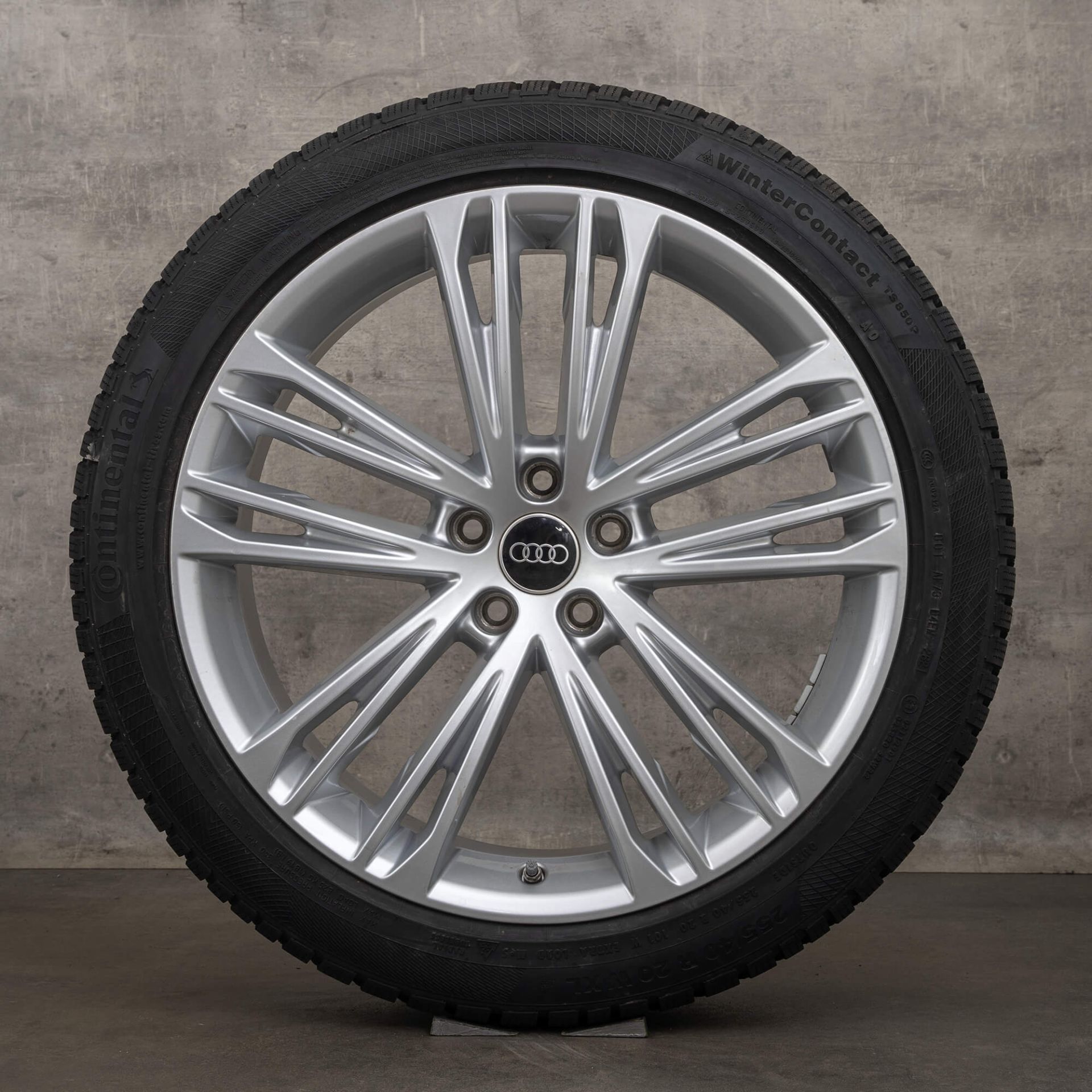 OEM Audi A7 S7 snow tire packages 20 inch 4K C8 rims 4K8601025F silver ...
