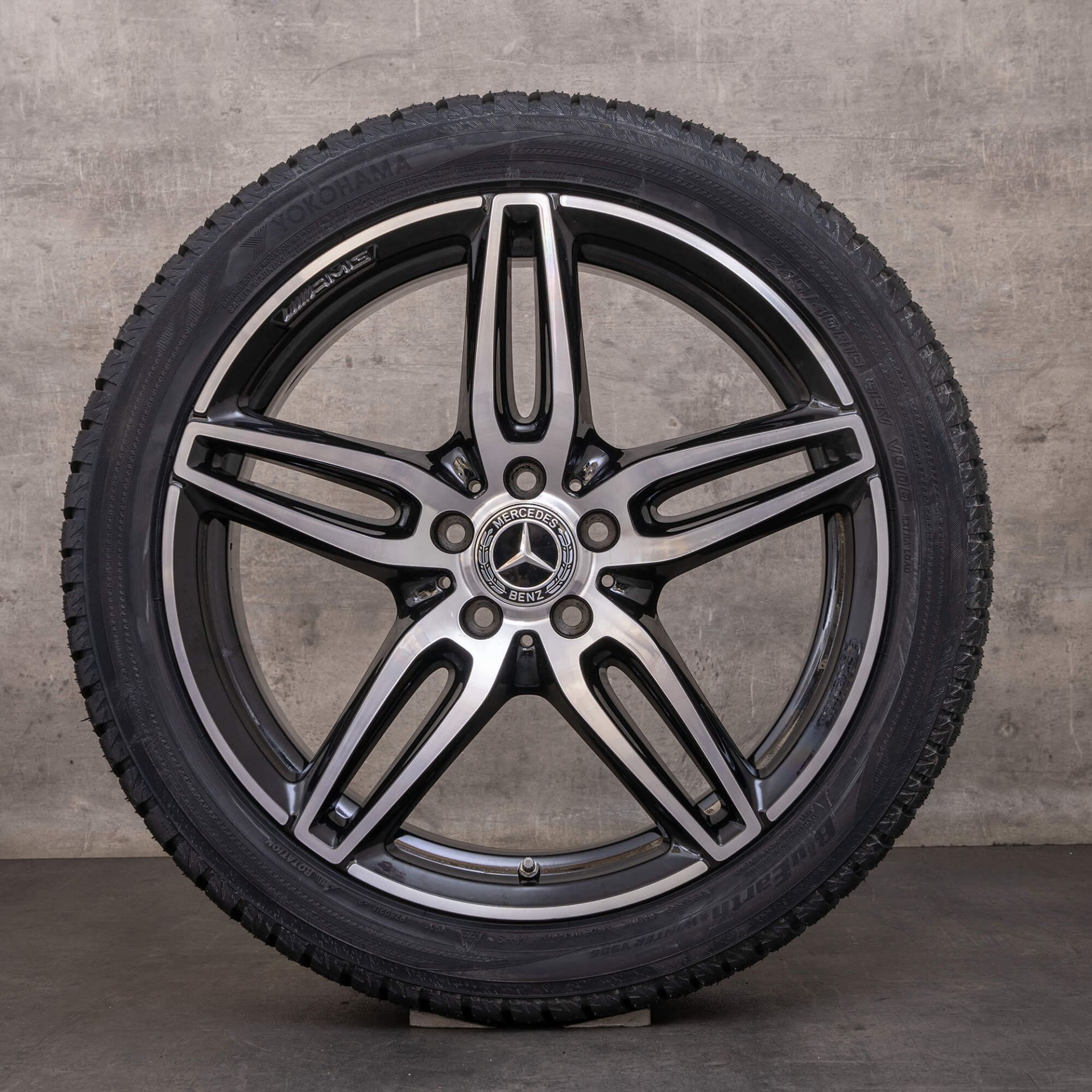 Original Mercedes Benz E-Klasse E43 E53 AMG Winterräder 19 Zoll W213 S213 C238 A238 Felgen ...