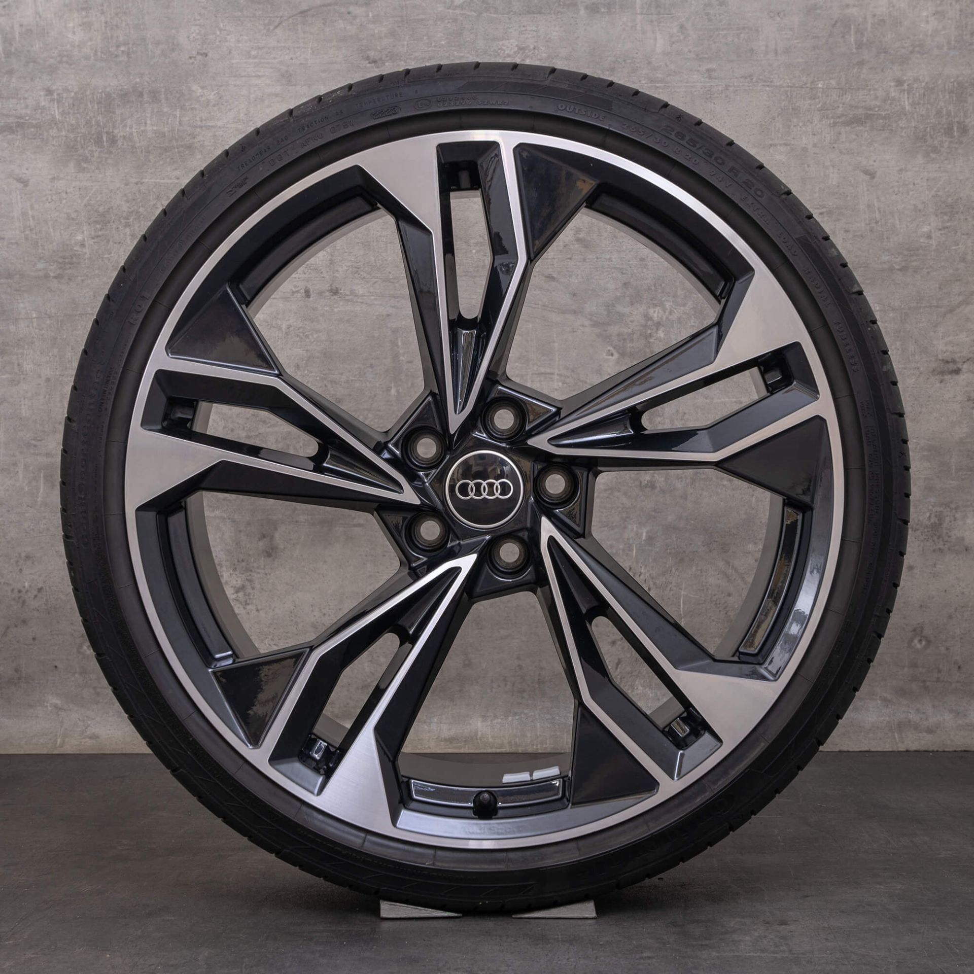 oem Audi A5 S5 rims 20 inch F5 8W B9 summer wheels 8W0601025EQ titan ...