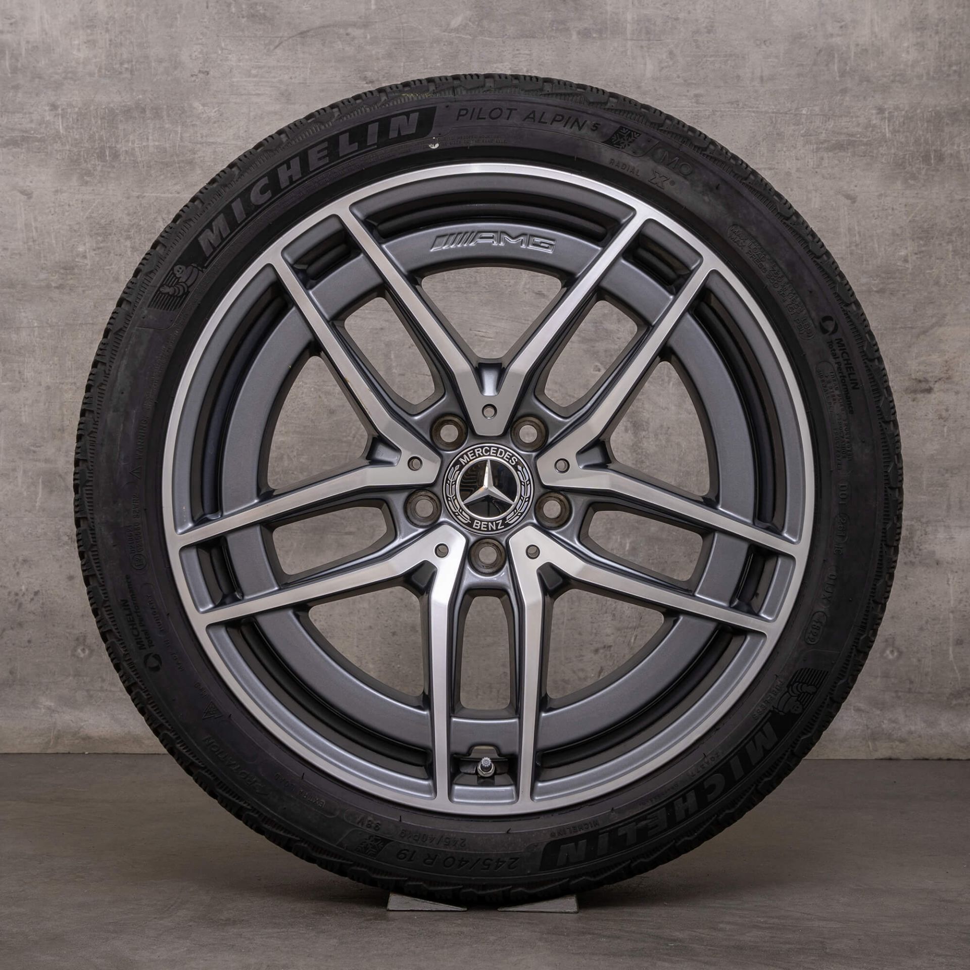 OEM Mercedes Benz E-Class E43 E53 AMG 4Matic snow tire packages 19 inch W213 S213 C238 A238 Rims ...