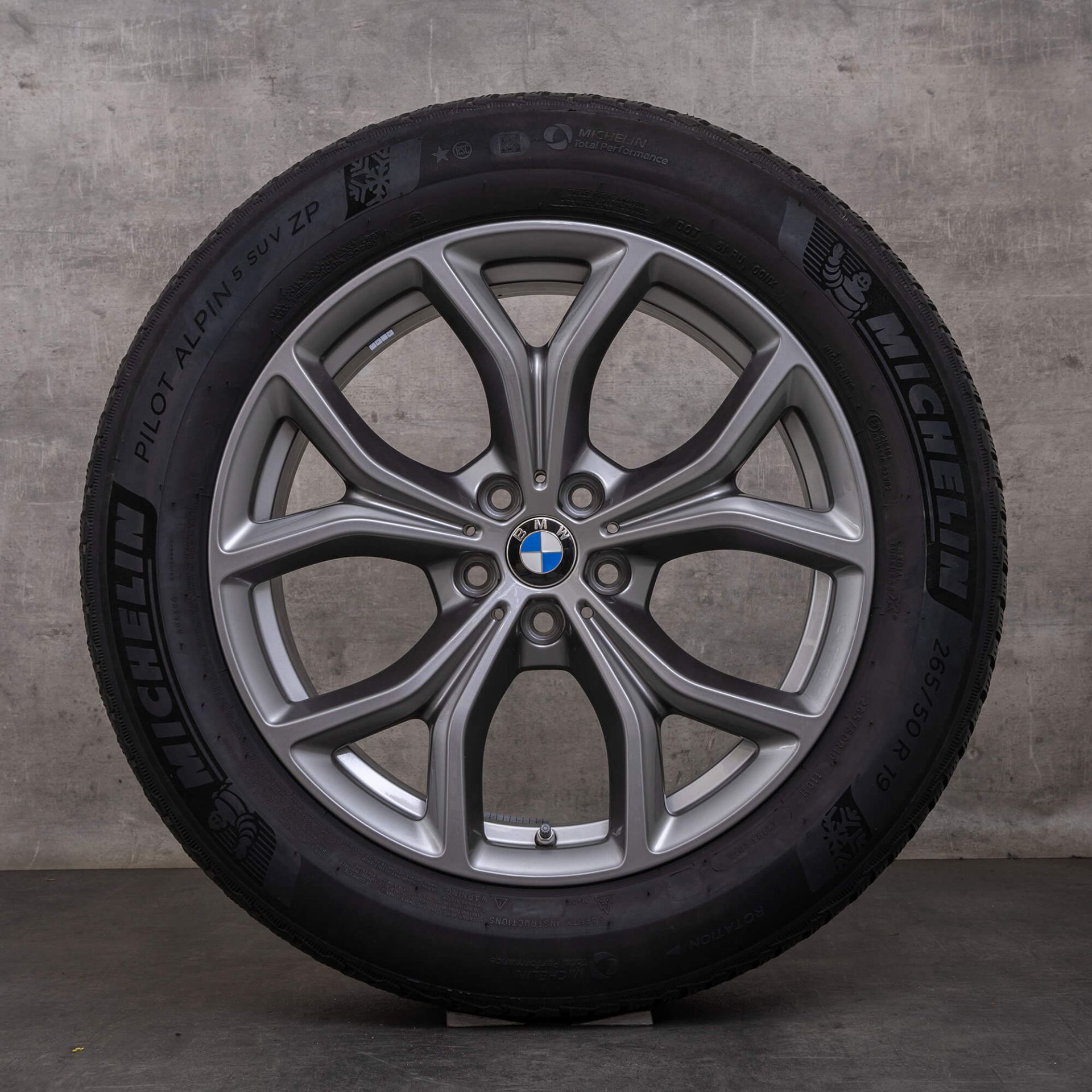 Oem BMW X5 X6 pneus hiver jantes 19 pouces G05 G06 Jantes Styling 735 ...