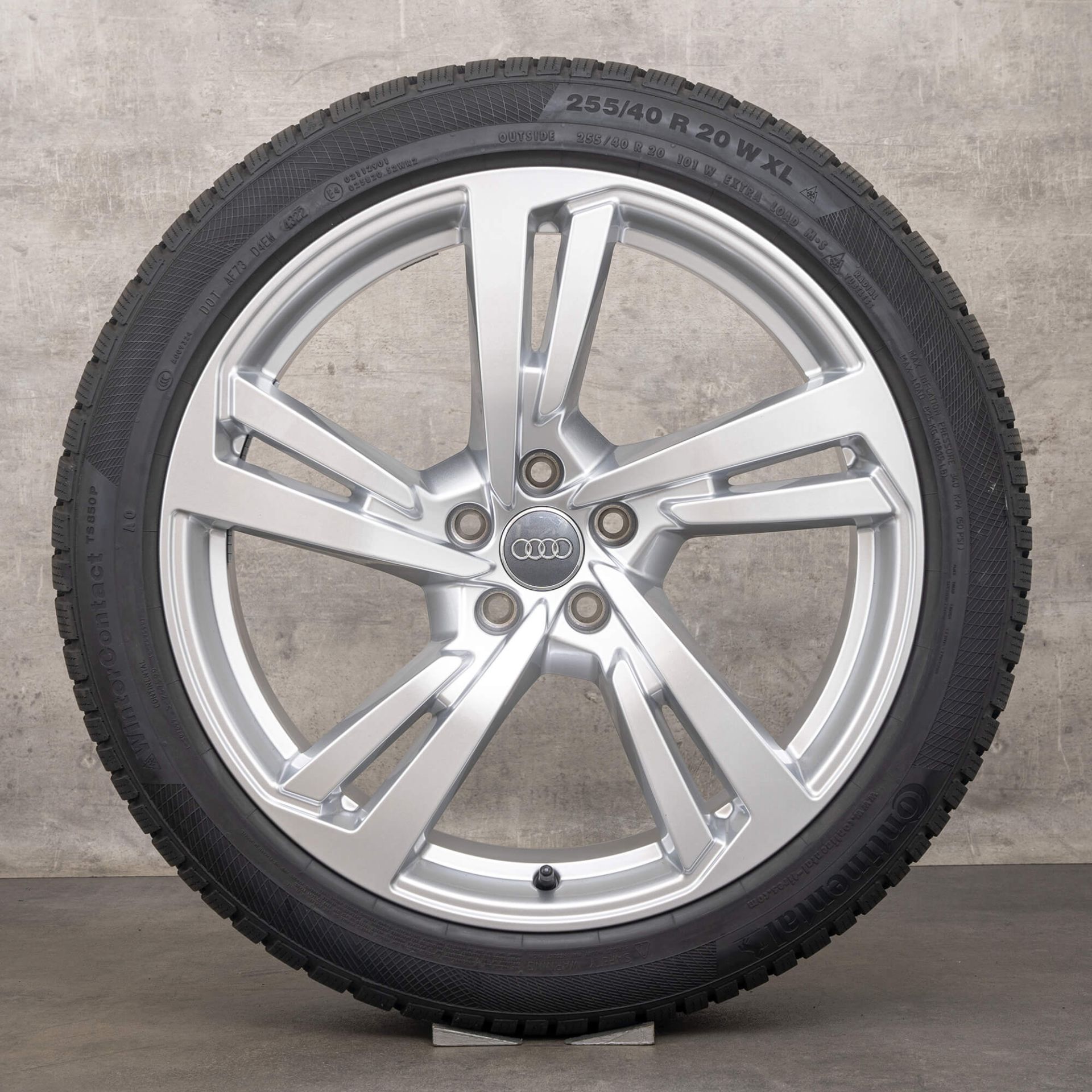 OEM Audi A7 S7 snow tire packages 20 inch 4K C8 rims 4K8601025G silver