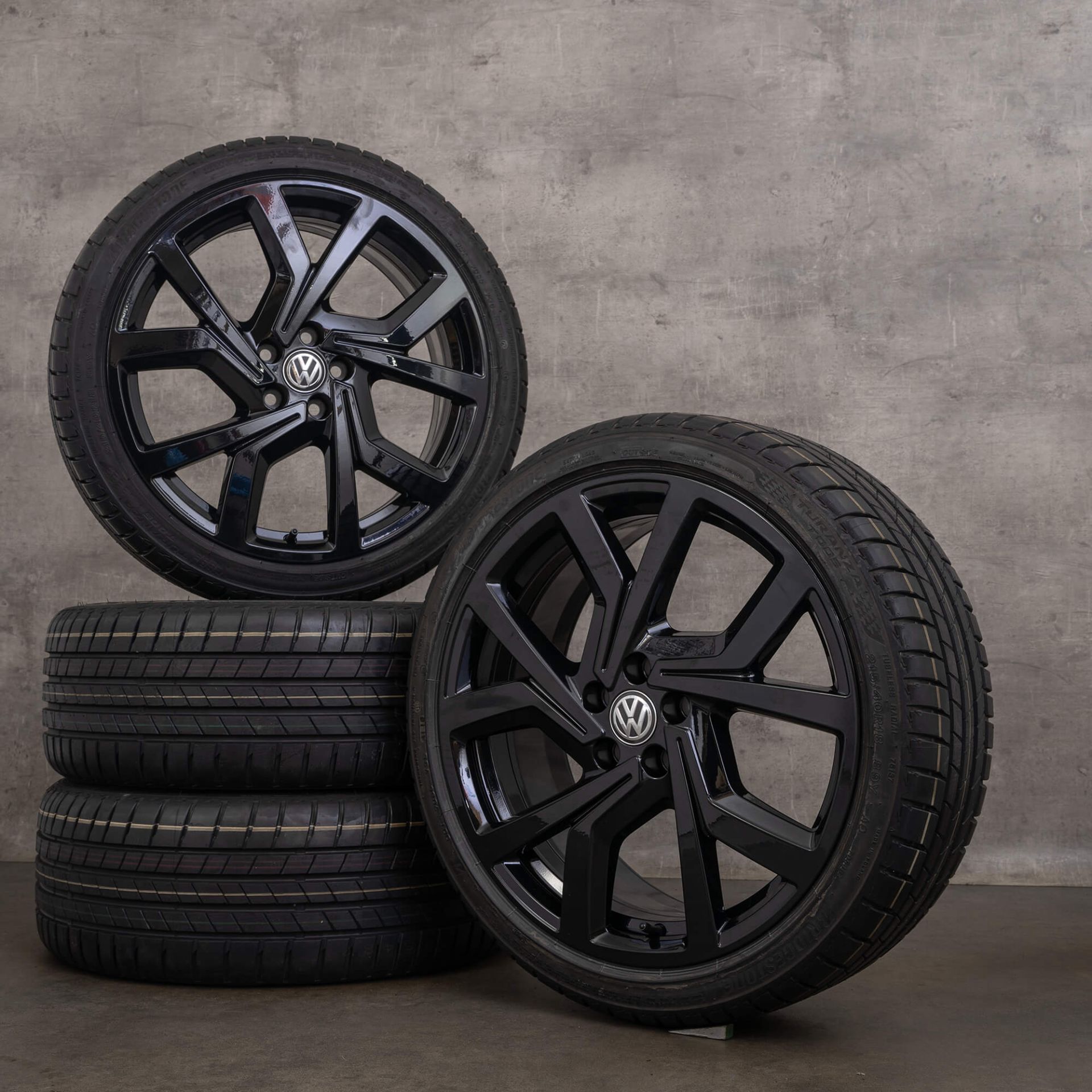 OEM VW Polo GTI VI rims 18 inch 2G AW summer tires Brescia 2G0601025AC ...