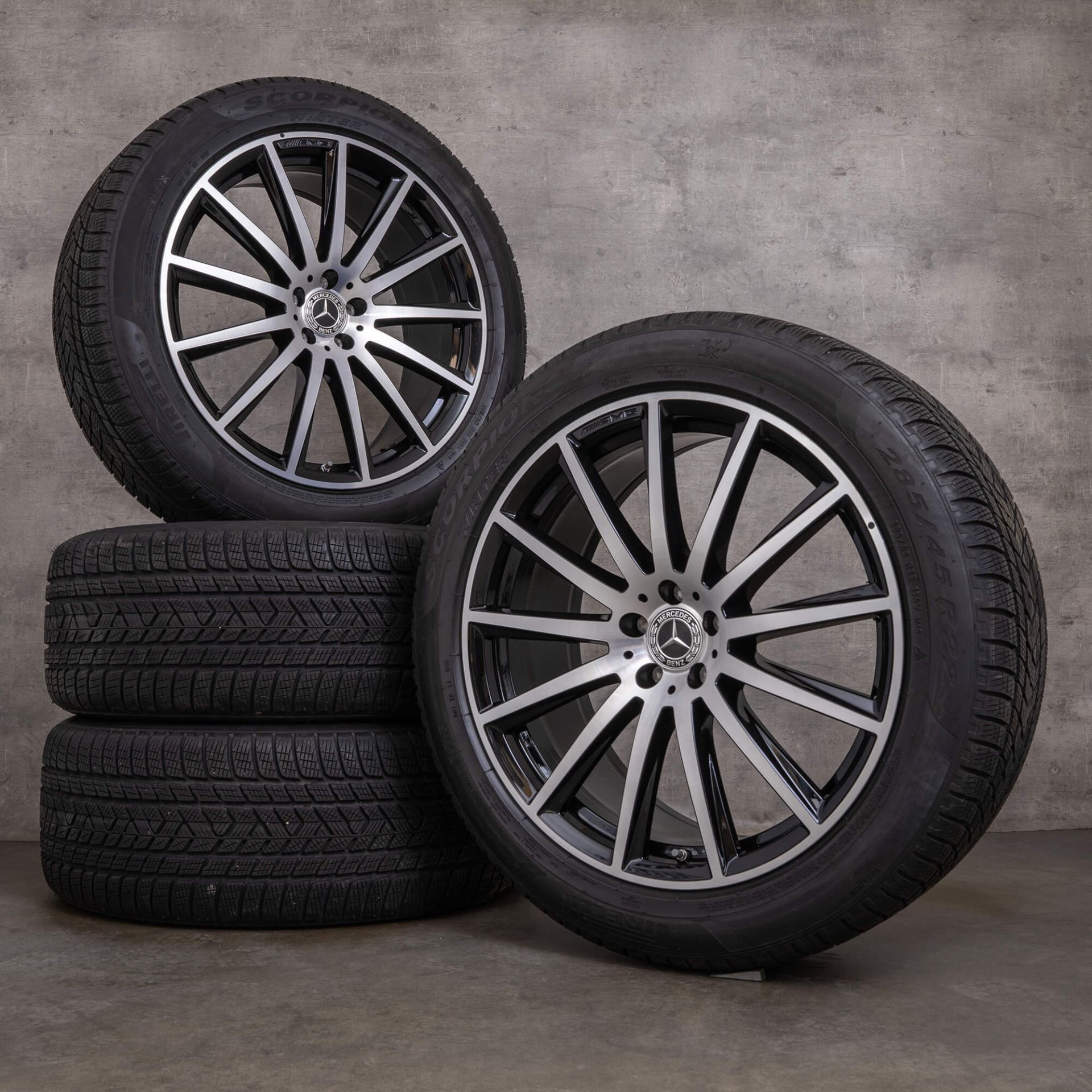 OEM Mercedes Benz GLS AMG winter wheels 22 inch X167 rims A1674017500 ...