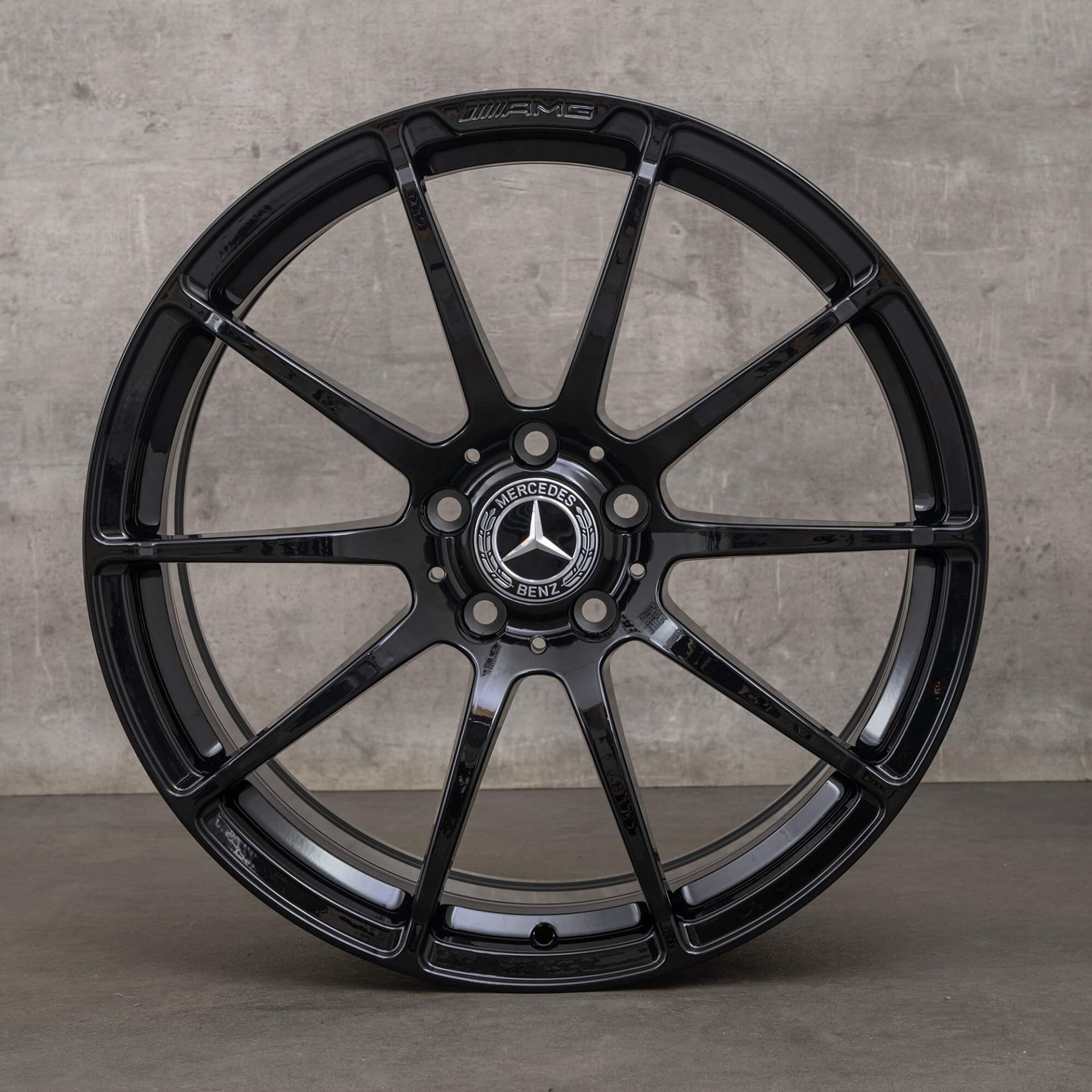 AMG Mercedes Benz C-Class W204 S204 C63 Black Series 19 inch rims black