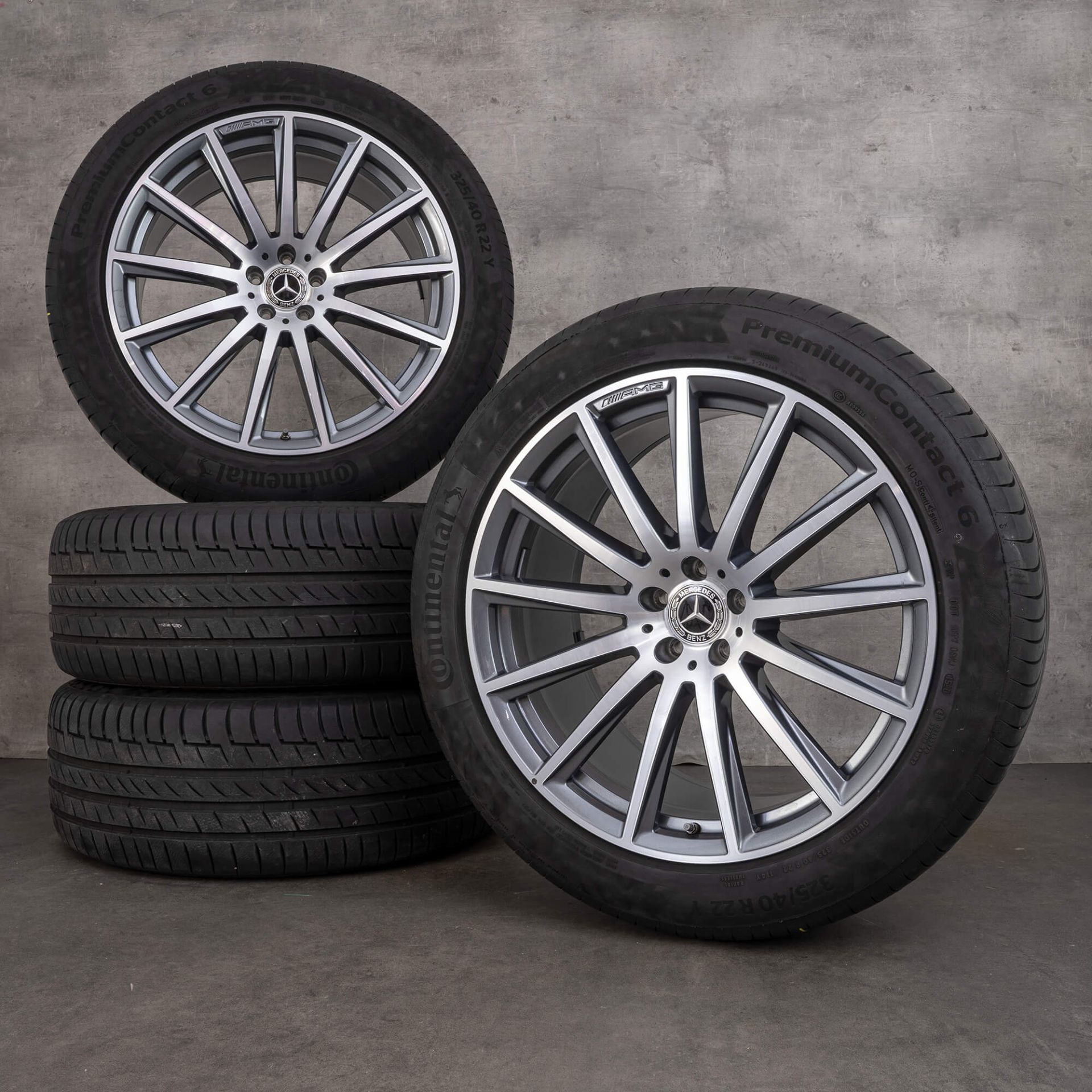 OEM Mercedes Benz GLS AMG rims 22 inch X167 summer wheels A1674017500 ...