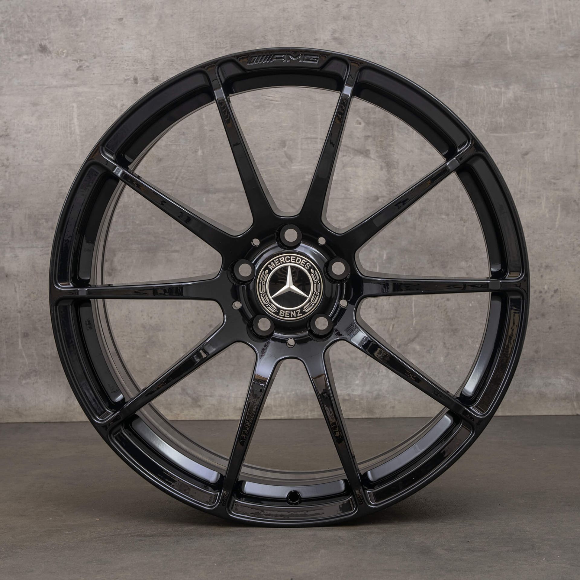 AMG Mercedes Benz C-Class W204 S204 C63 Black Series 19 inch rims black