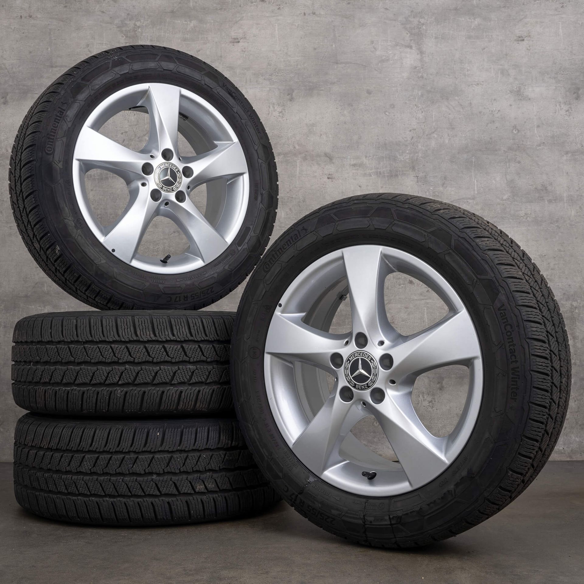 Mercedes Benz V-Class W447 Vito Viano winter wheels 17 inch rims tires