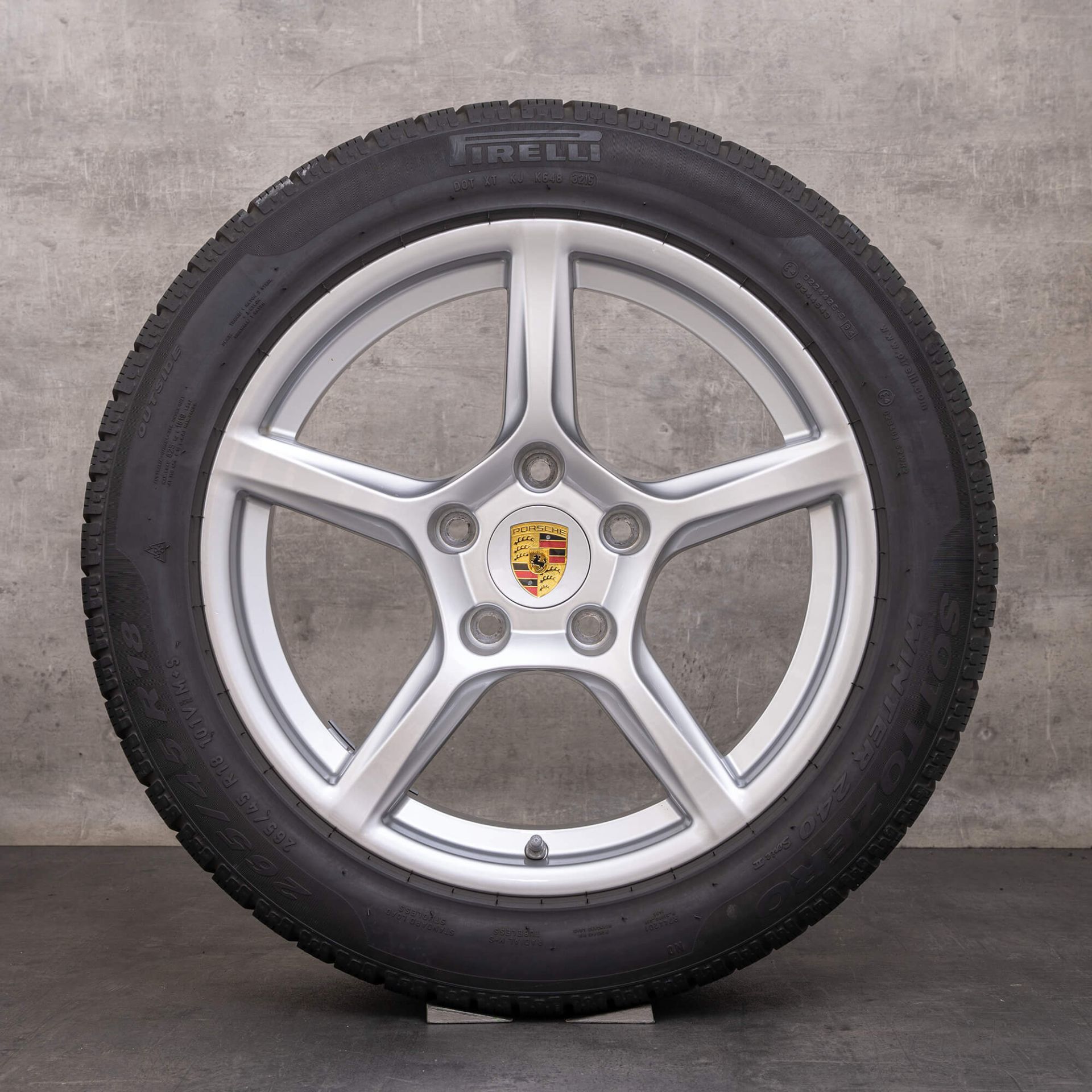 Original Porsche Boxster Cayman 718 I Winterräder 18 Zoll 982 Felgen ...