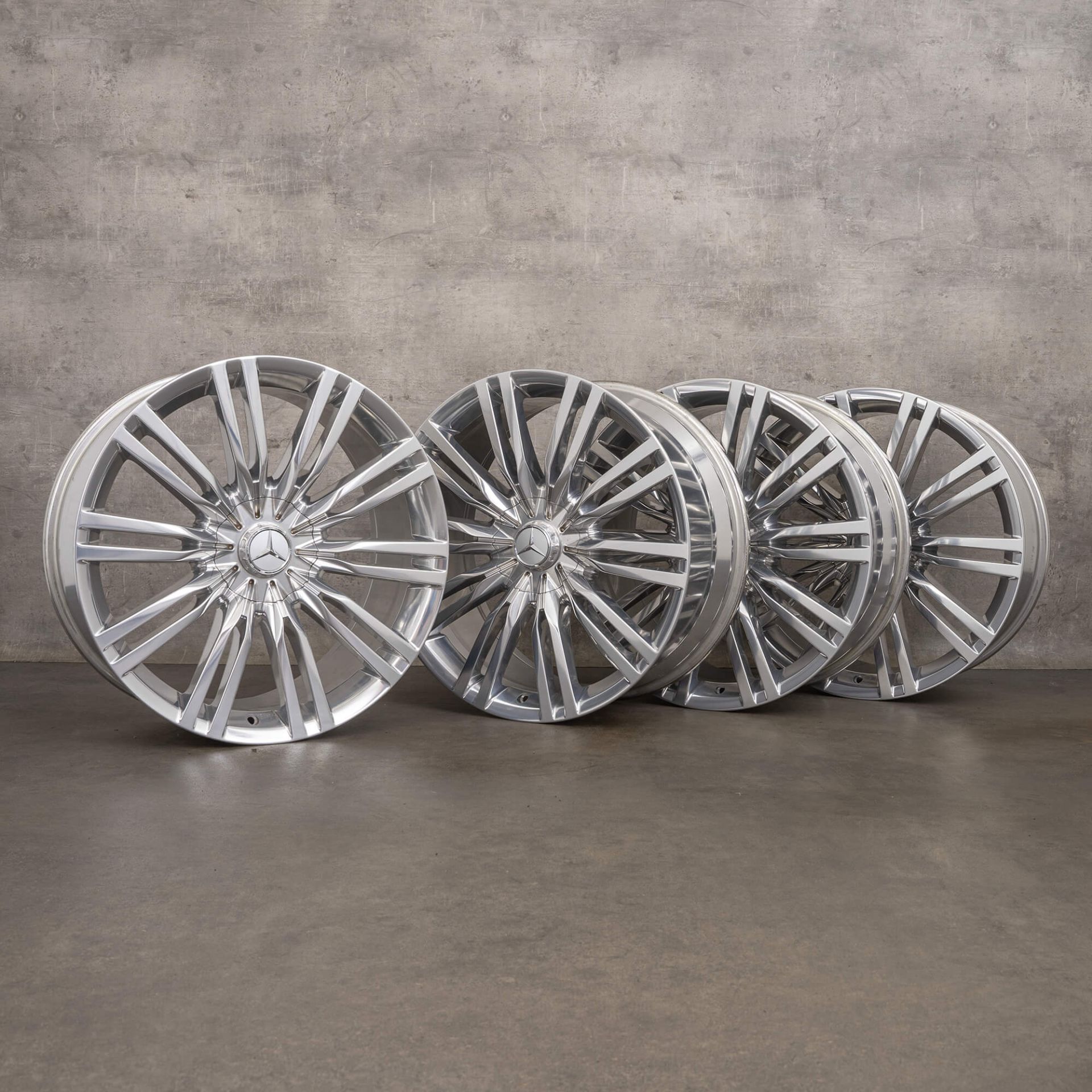 OEM Mercedes Maybach S Class rims 20 inch W223 Z223 A2234014000 chrome ...