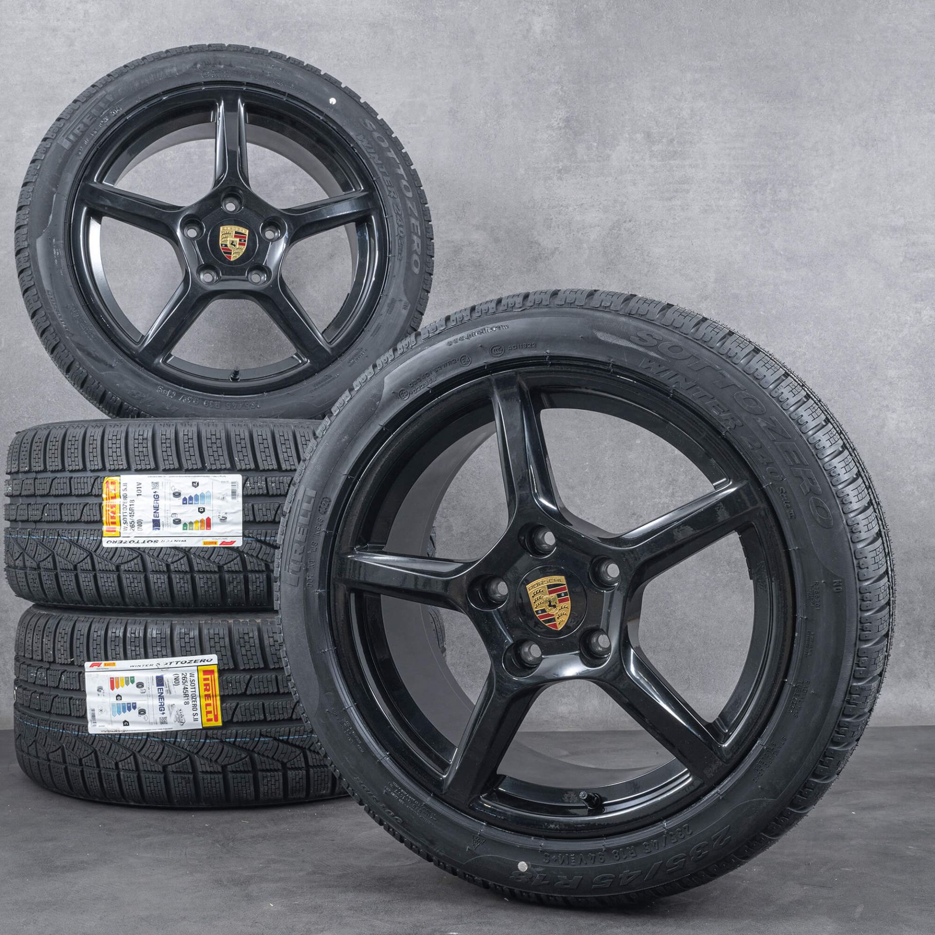 OEM Porsche 18 inch rims 982 Boxster Cayman winter tires NEW