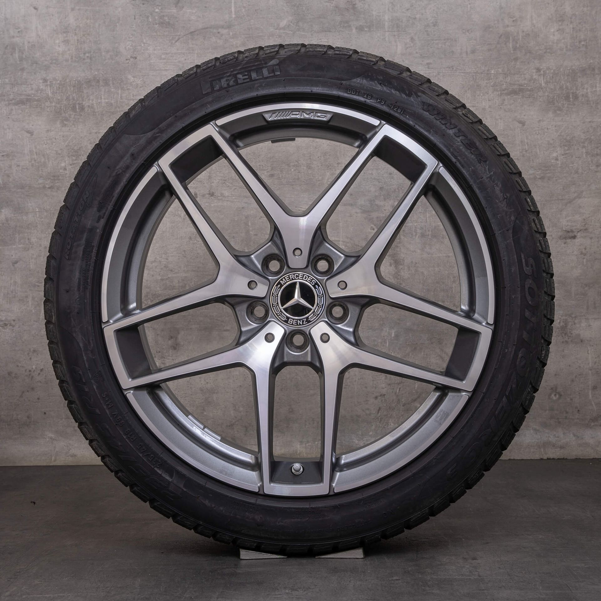 OEM Mercedes Benz GLA & 45 AMG snow tire packages 19 inch X156 rims ...